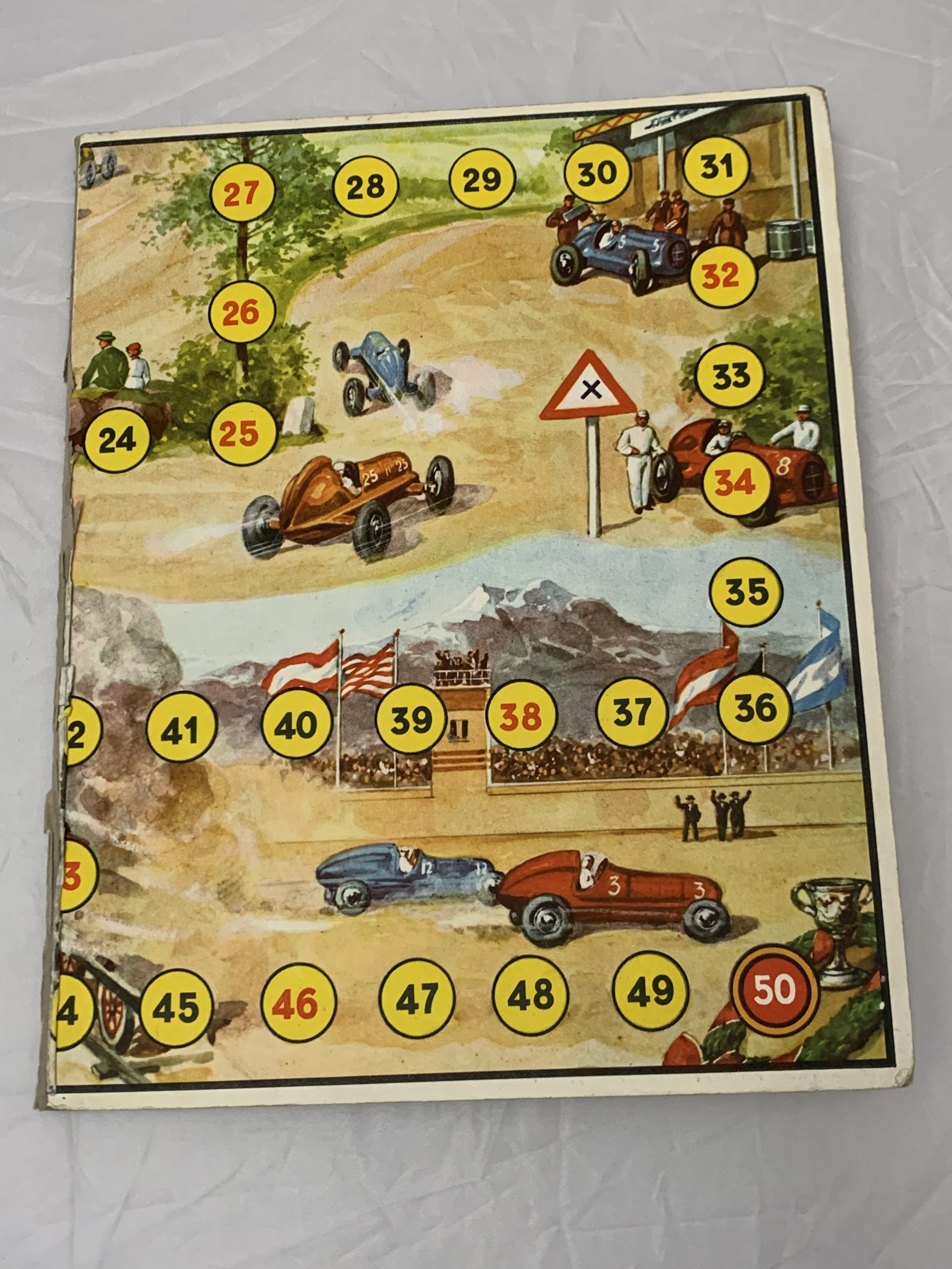 Antique Game Board Book - Mother Goose - Pit Stop - Boards Only ...