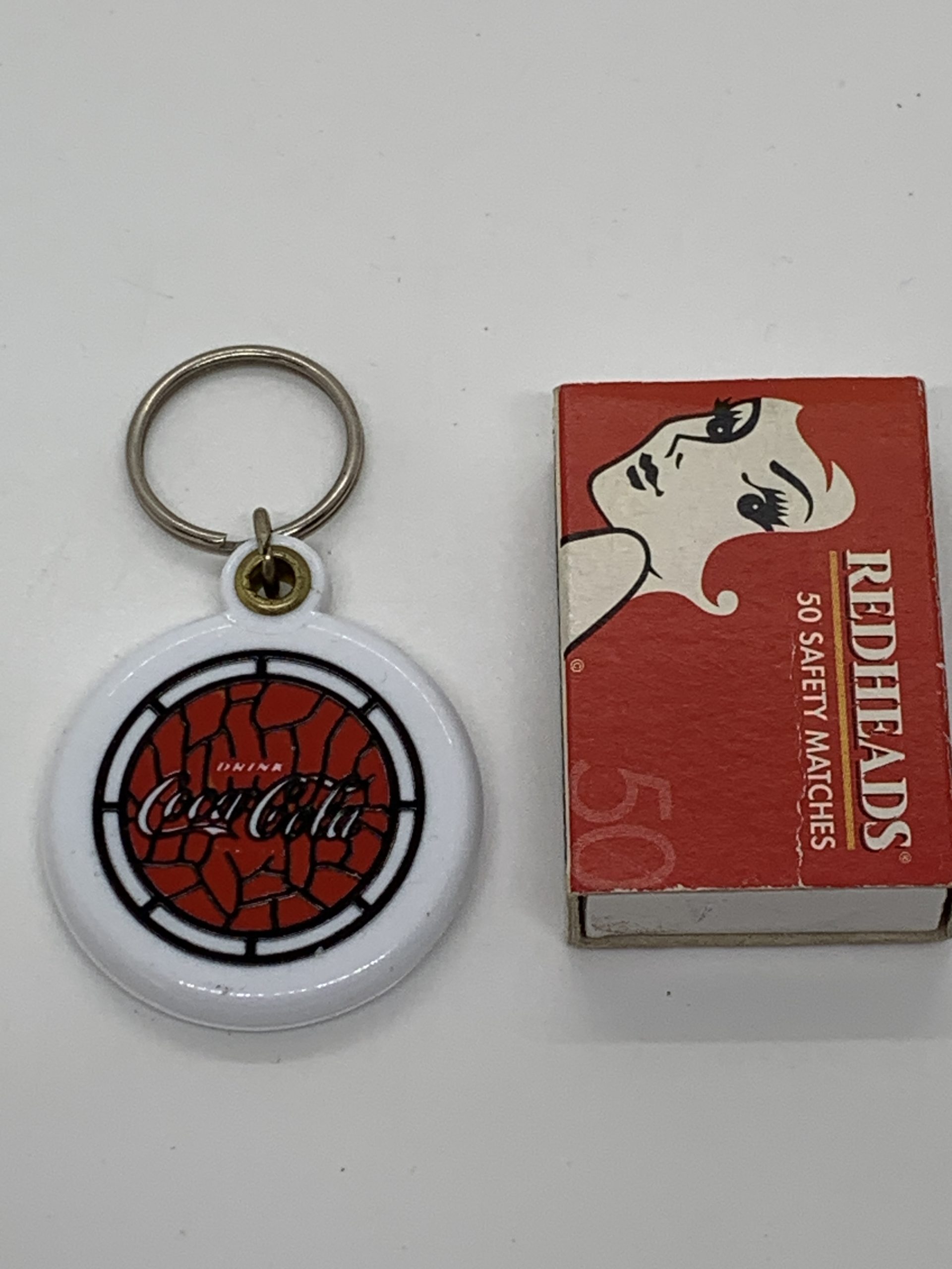 Coca Cola Key Fob with Mirror and Picture Frame - Vintage Keepsakes