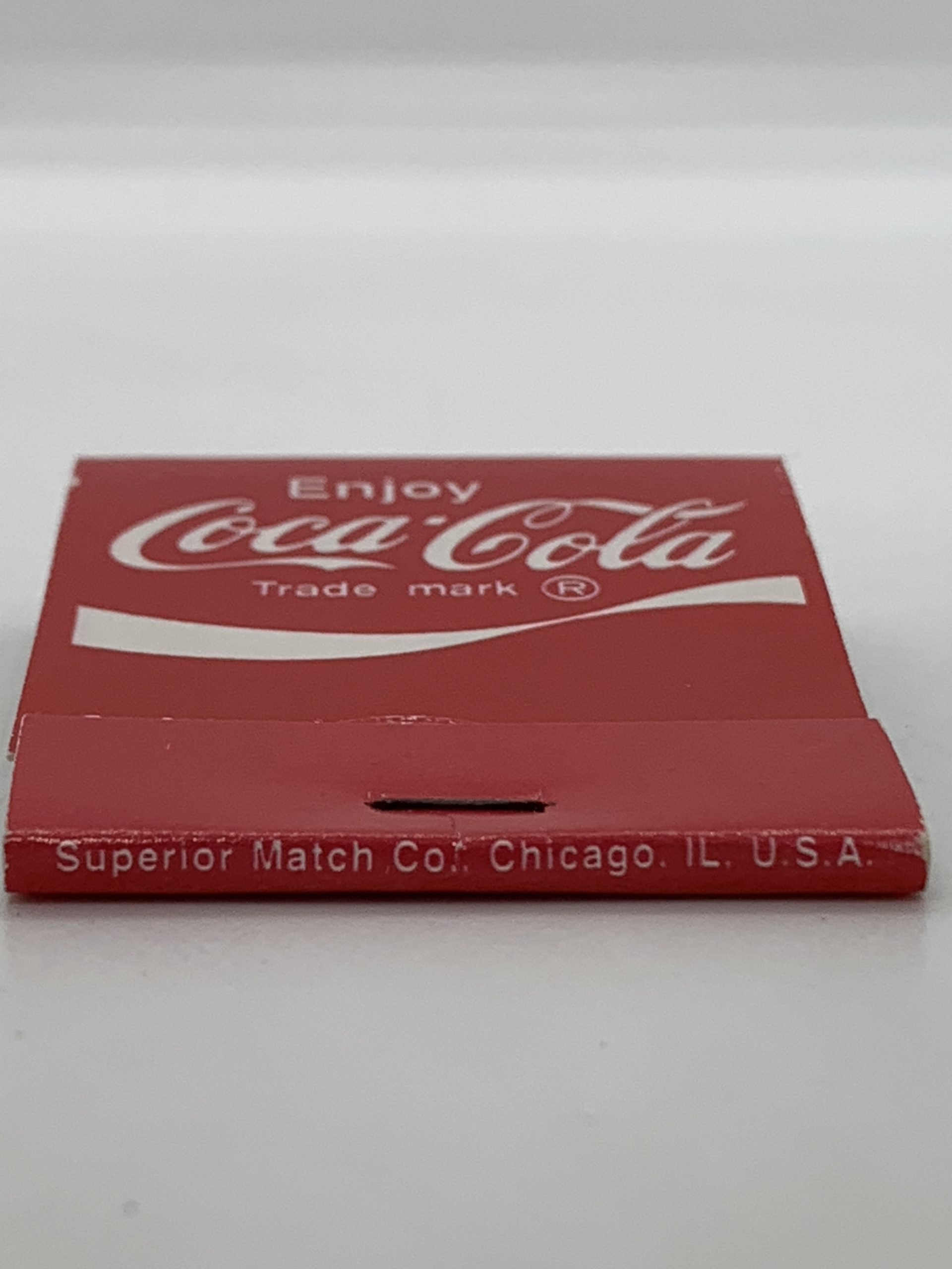 Enjoy Coca Cola Branded Matchbook - Complete - Vintage Keepsakes