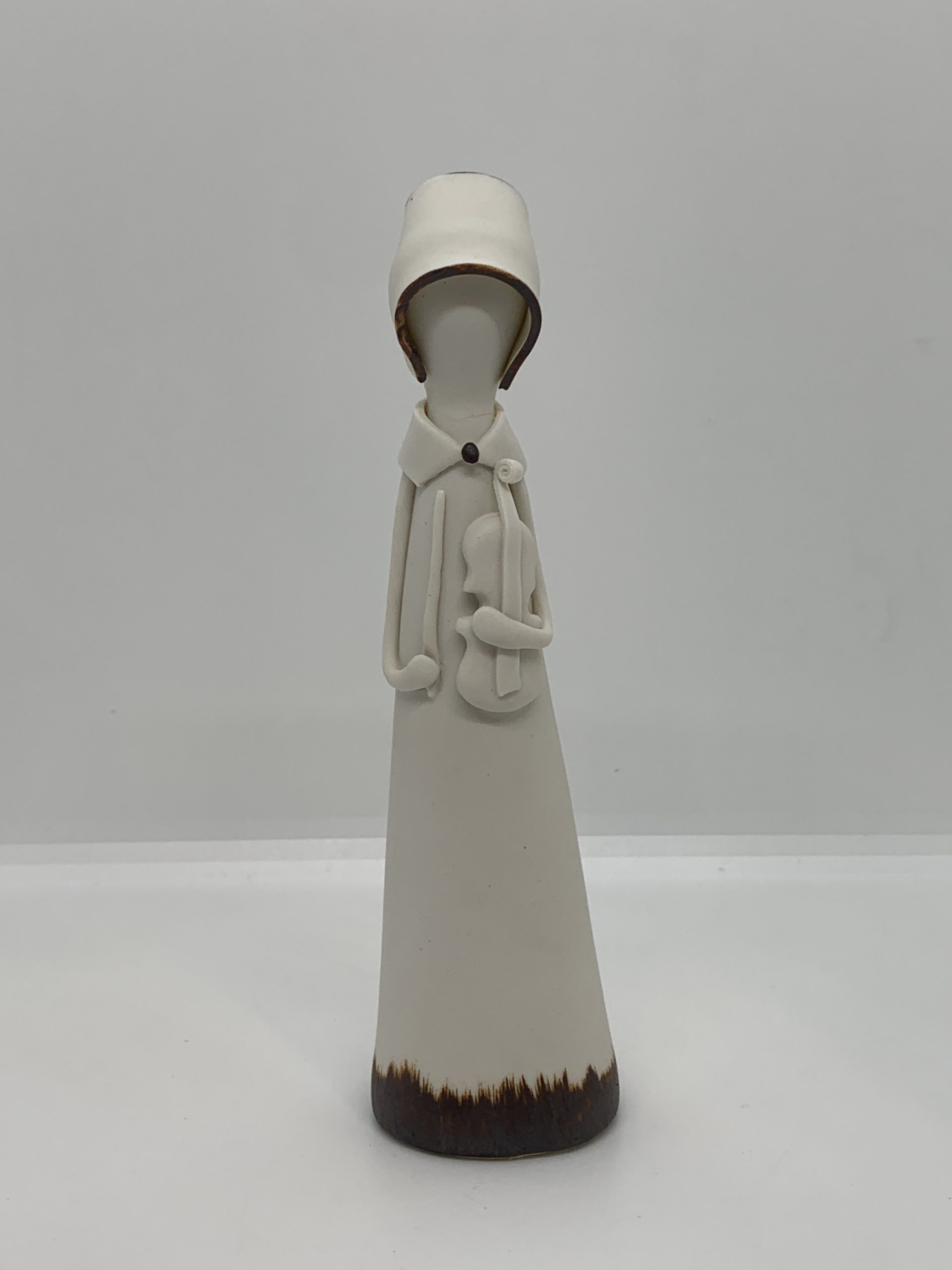 Fred Hillier Ceramics Pottery Lady with Violin 19cm (repaired ...