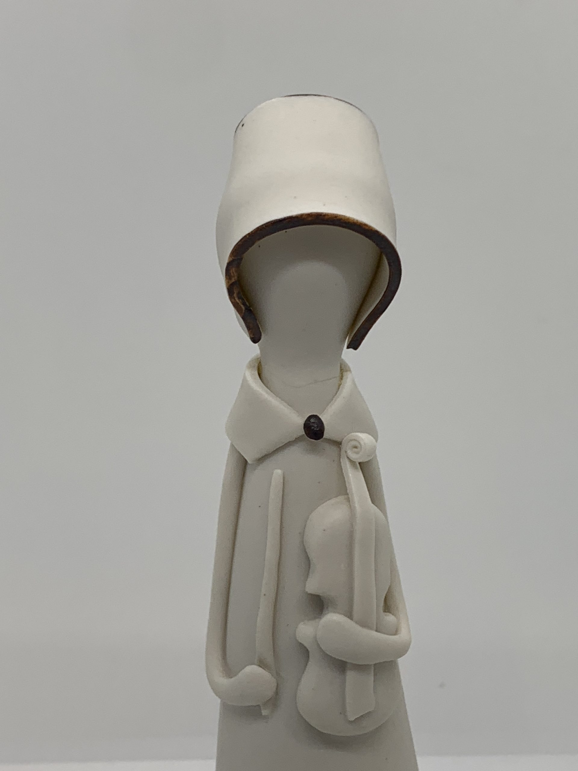 Fred Hillier Ceramics Pottery Lady with Violin 19cm (repaired ...