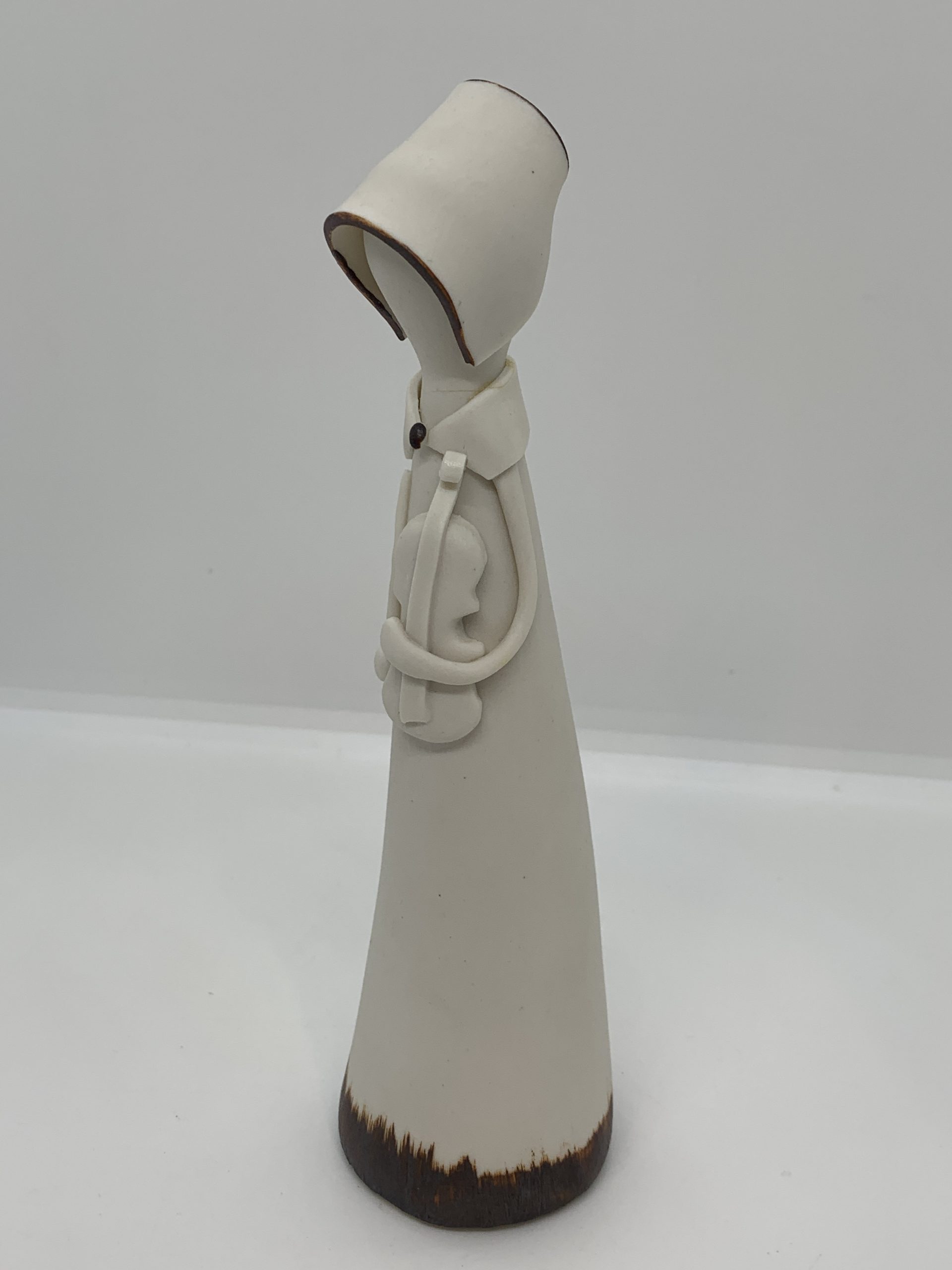 Fred Hillier Ceramics Pottery Lady with Violin 19cm (repaired ...