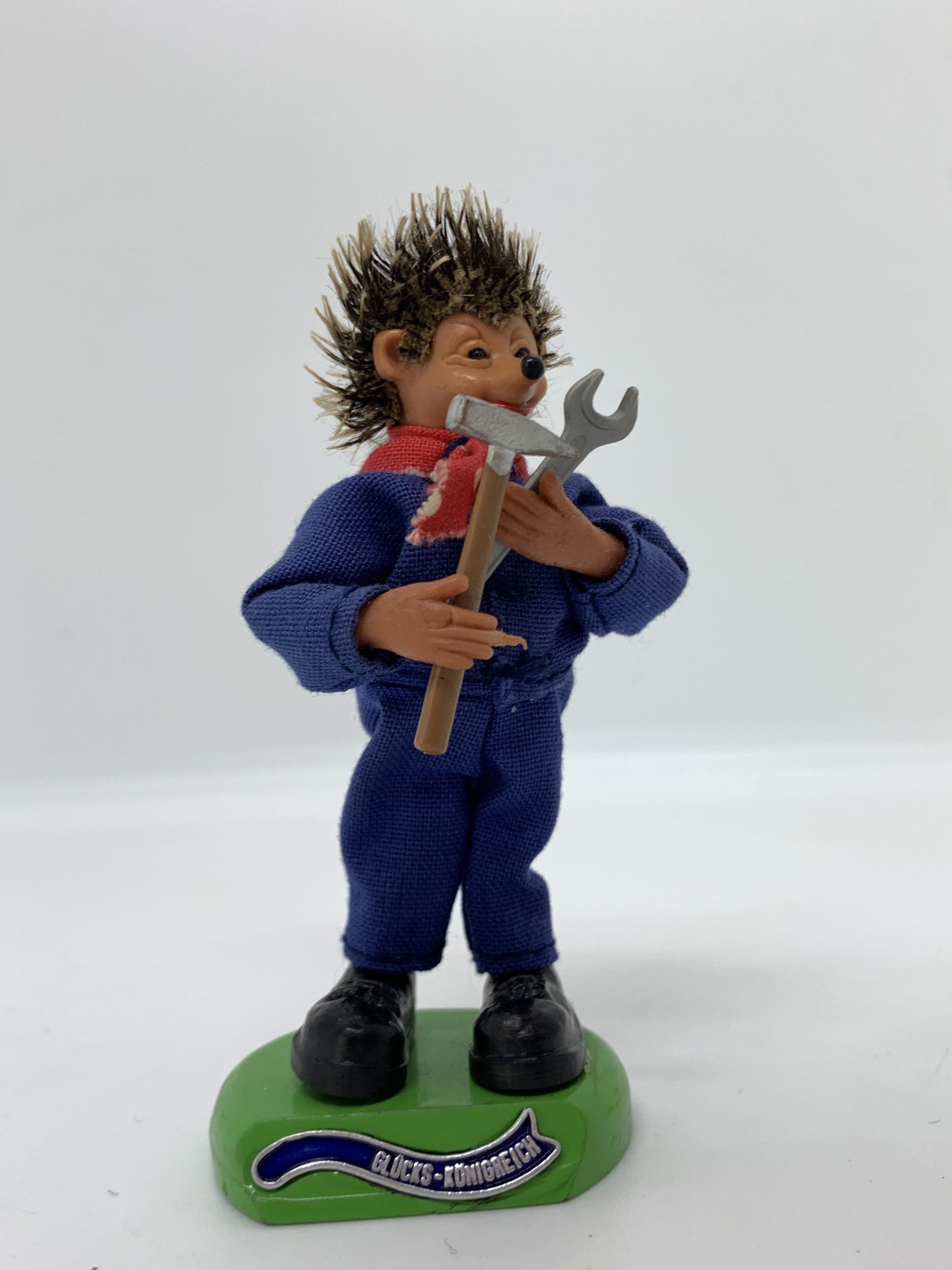 Vintage Steiff Style Hedgehog Doll - Mechanic - 10cm Tall - Vintage ...