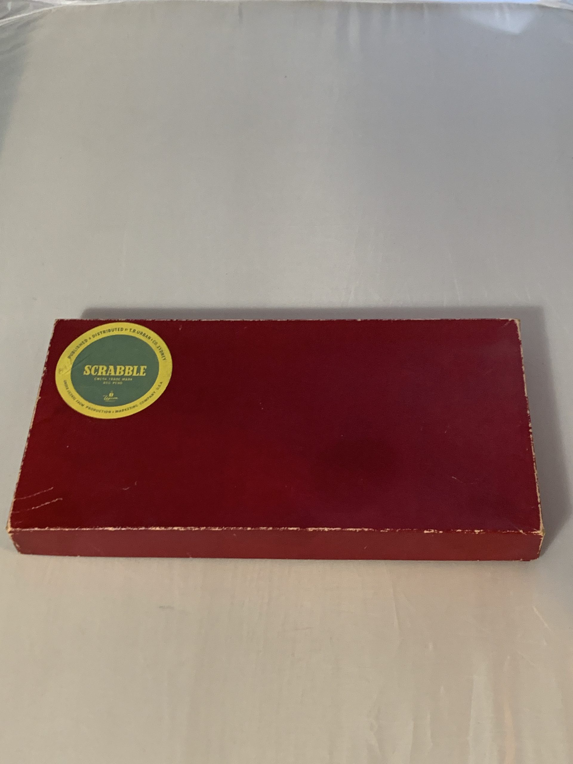 Vintage Scrabble Set with Original Board - Wooden Tiles - Wooden Stands ...