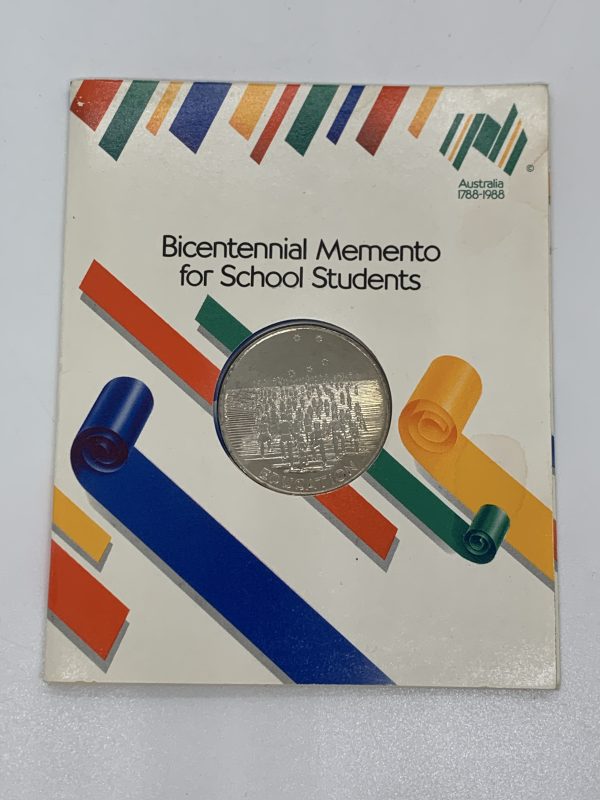 Bicentennial Momento for School Students Coin - Vintage Keepsakes