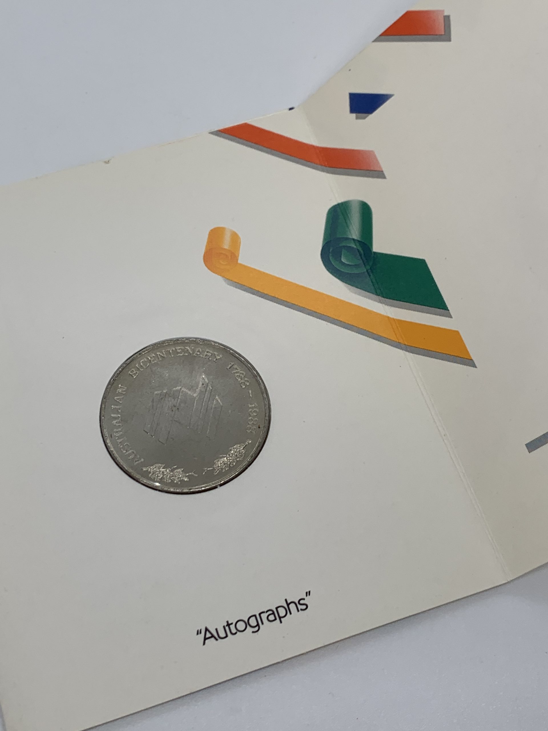 Bicentennial Momento for School Students Coin - Vintage Keepsakes