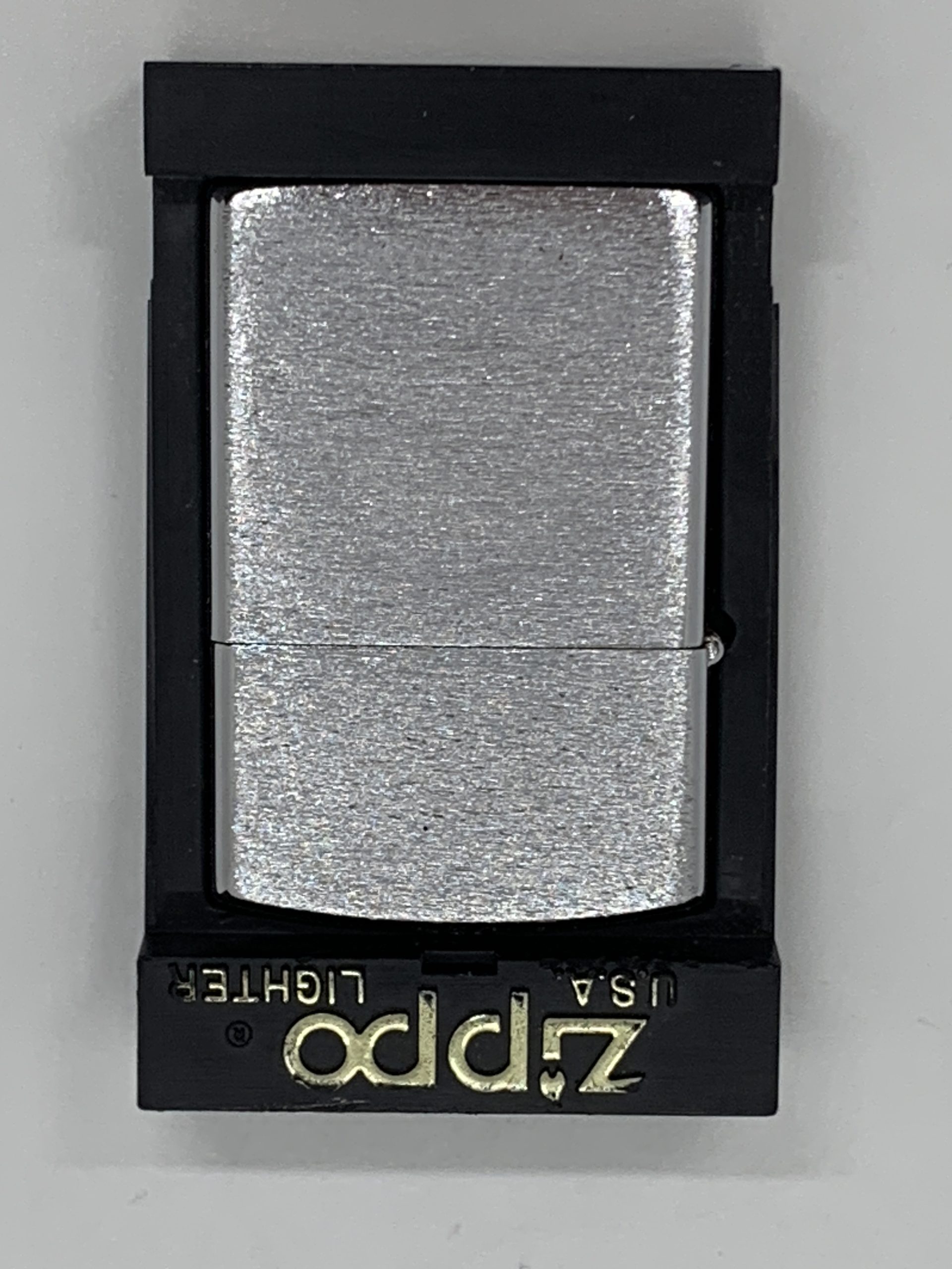 Zippo Lighter in Box 250 reg Polished Chrome - Vintage Keepsakes