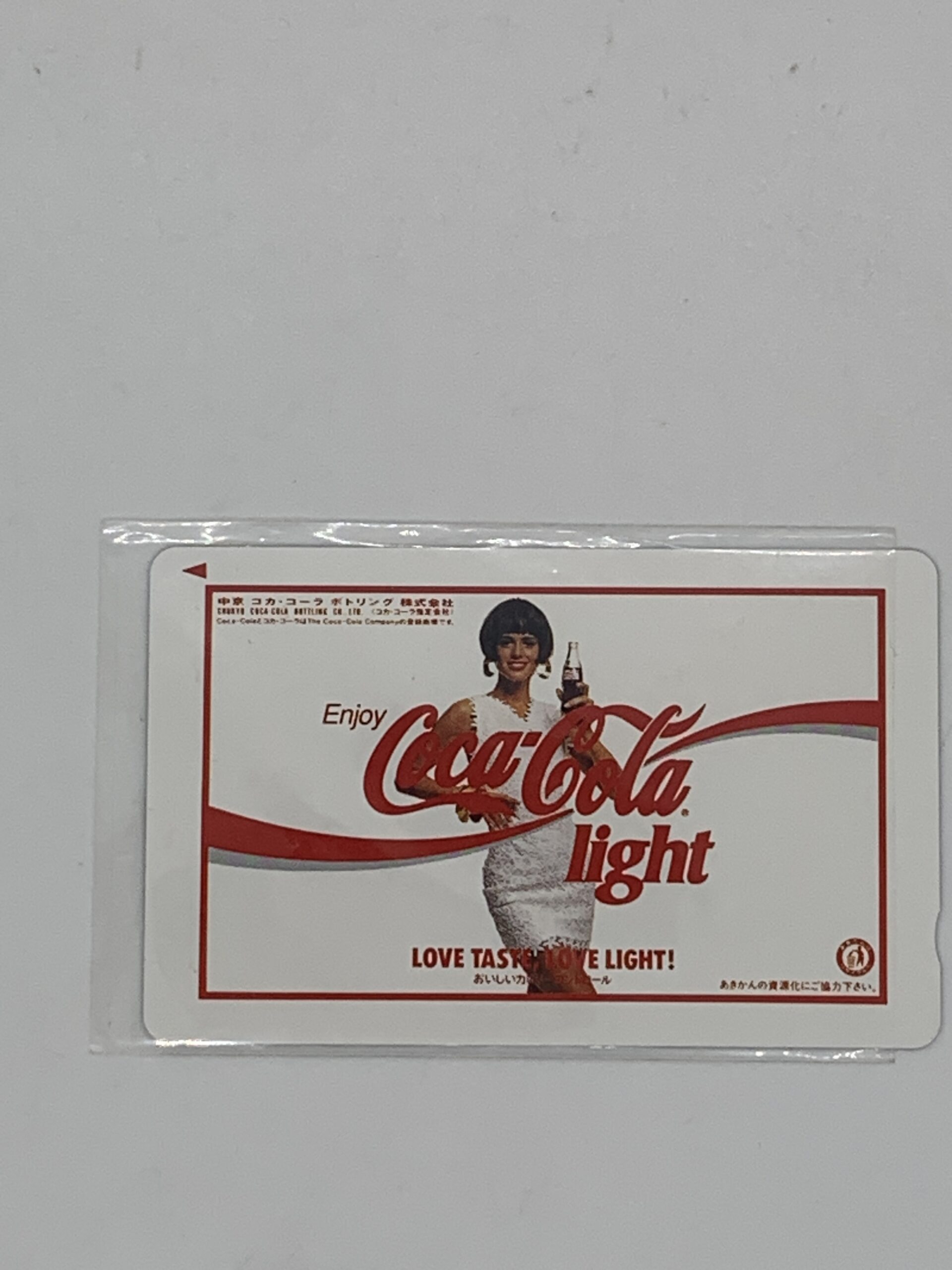 Love Taste Love Light - Enjoy Coca Cola Light - Japanese Phonecard ...