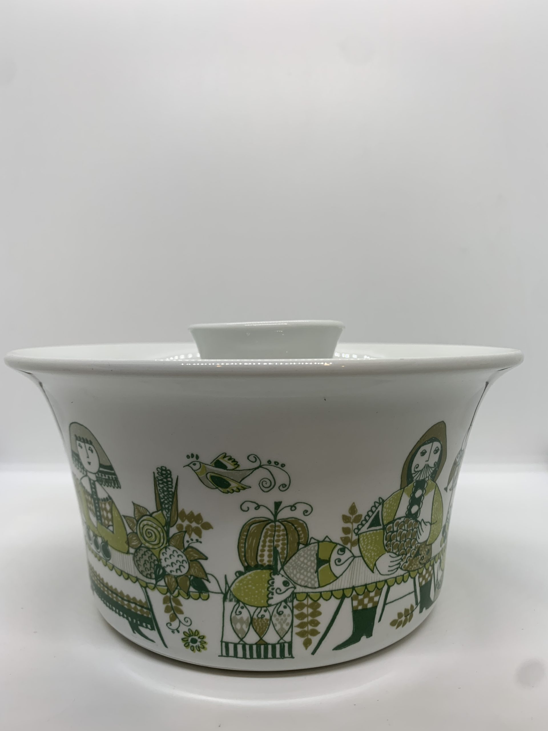 Figgjo Norway Turi Market Design Casserole Dish Pot with Lid - 12001 ...