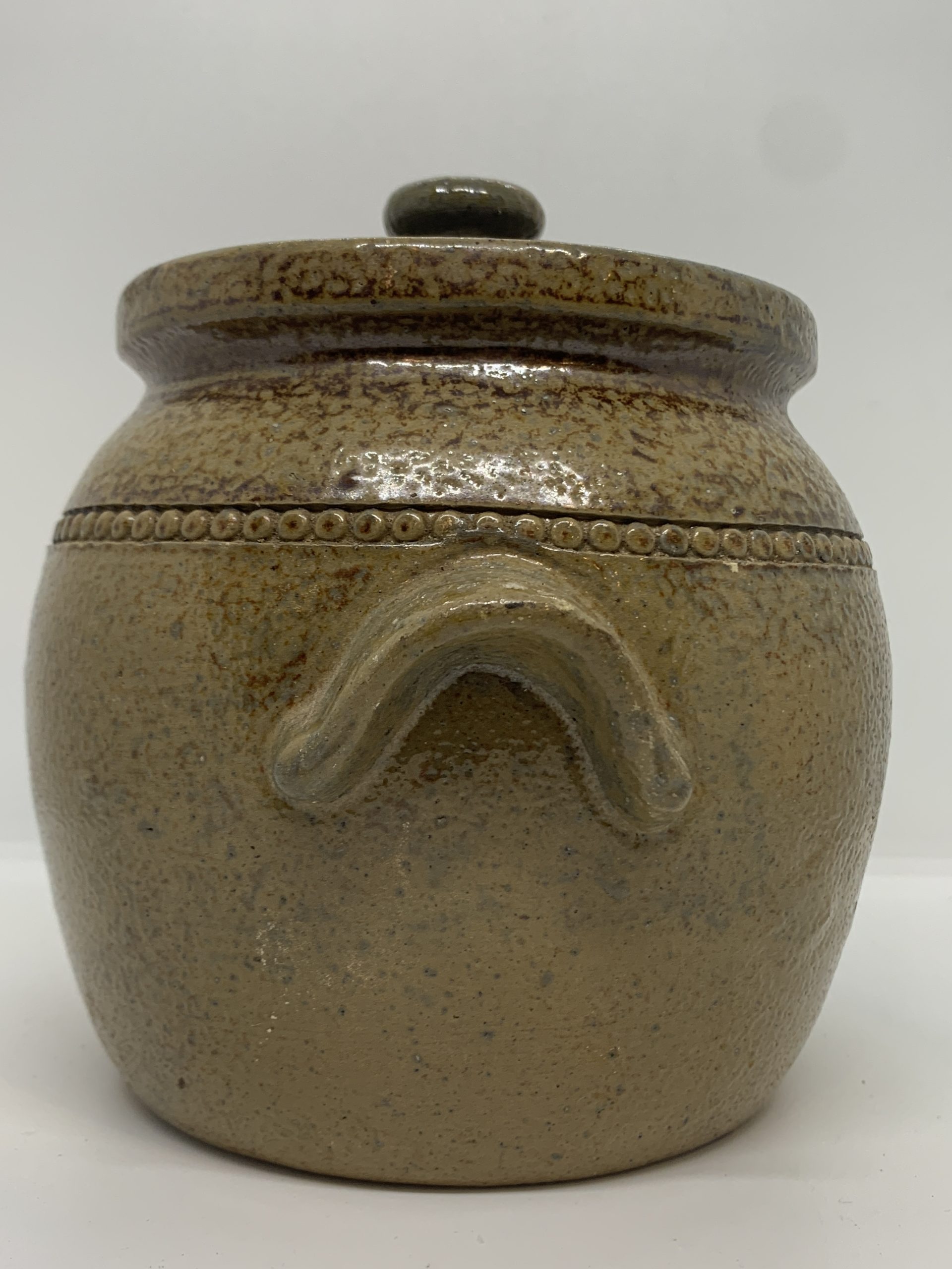 Bendigo Pottery Hand Made Stoneware Crock 16cm - Vintage Keepsakes