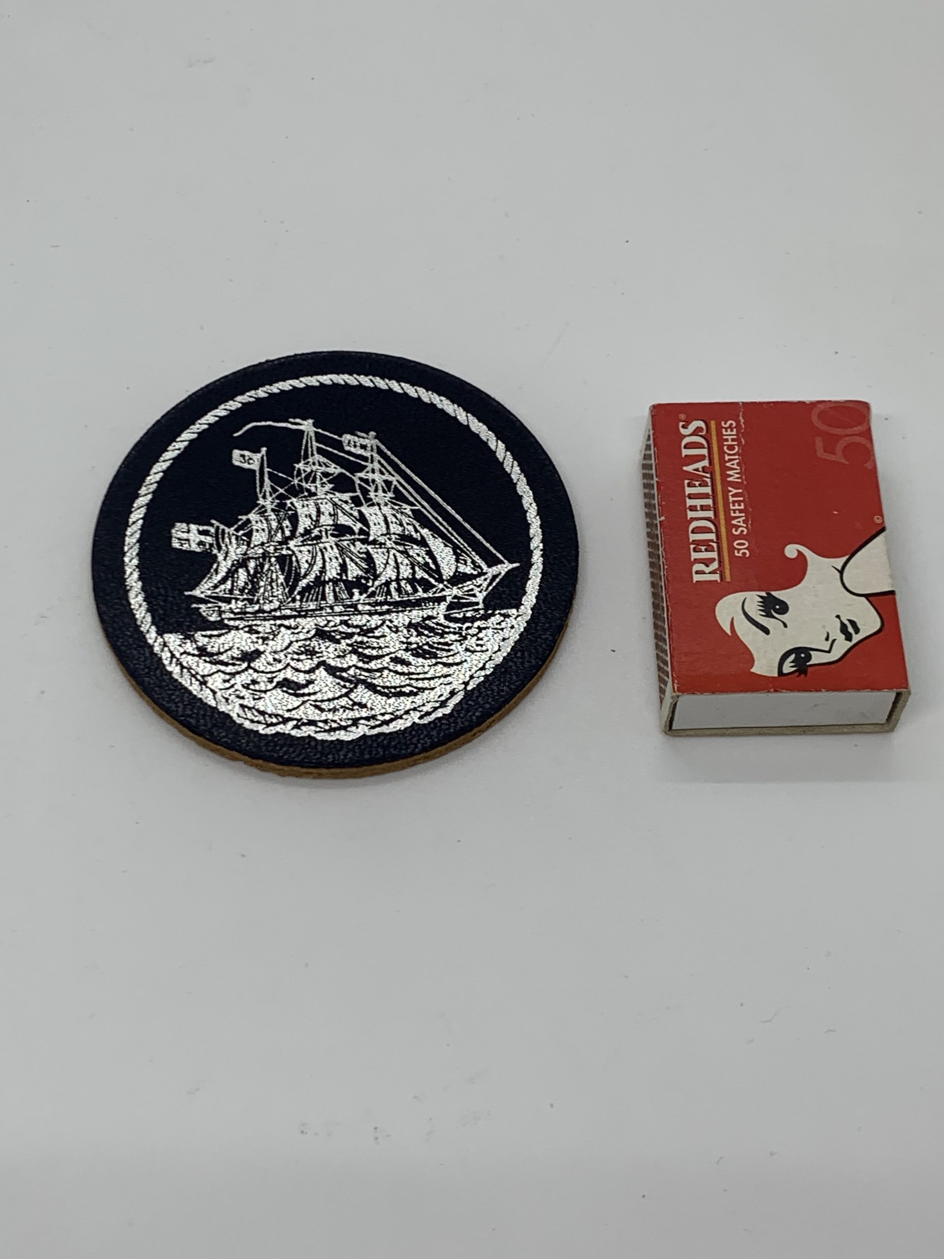 Design Philipp 5 x Black Nautical themed Coasters (Made in Sweden ...