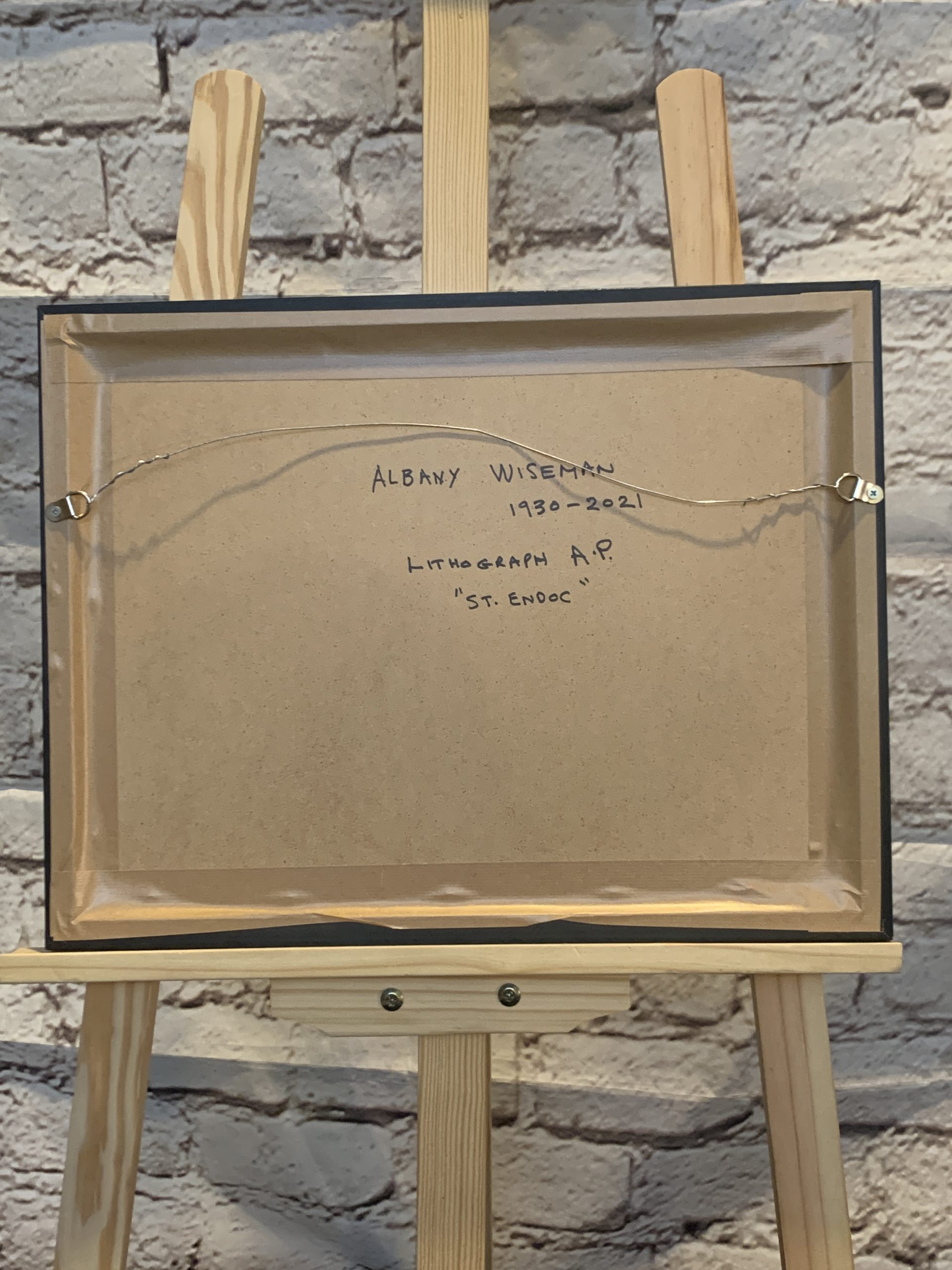 Albany Wiseman (1930-2021) Lithograph - St Endoc AP - Vintage Keepsakes