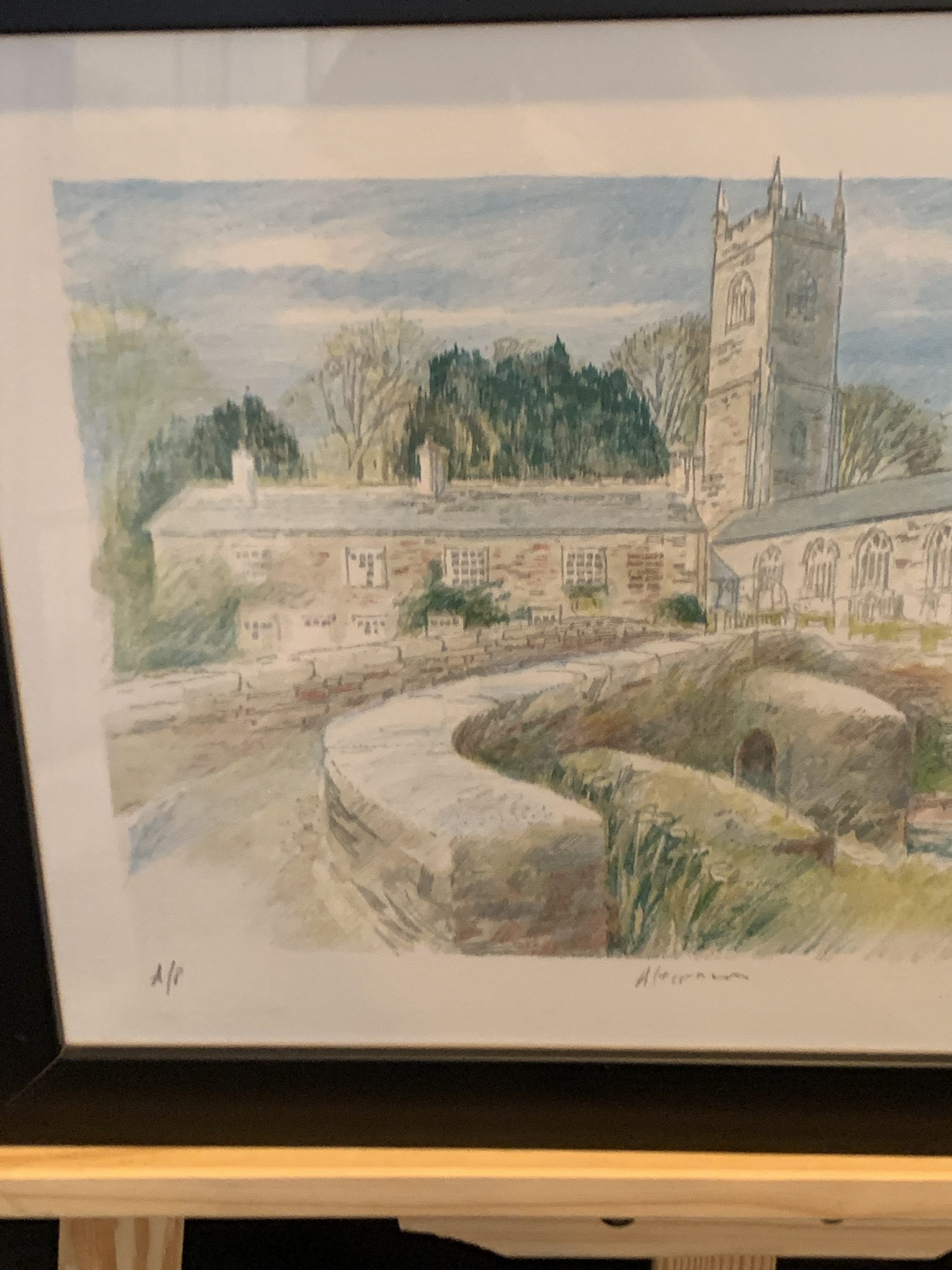 Albany Wiseman (1930-2021) Lithograph - Alturnun - AP - Vintage Keepsakes