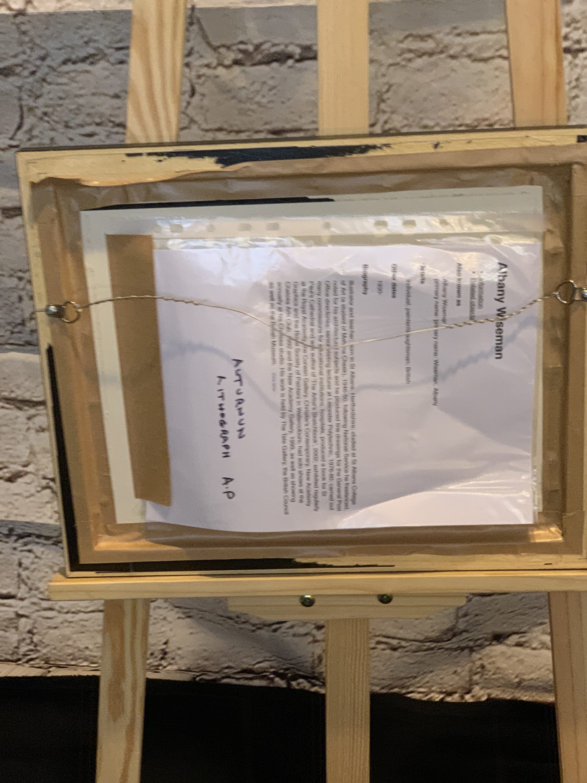 Albany Wiseman (1930-2021) Lithograph - Alturnun - AP - Vintage Keepsakes