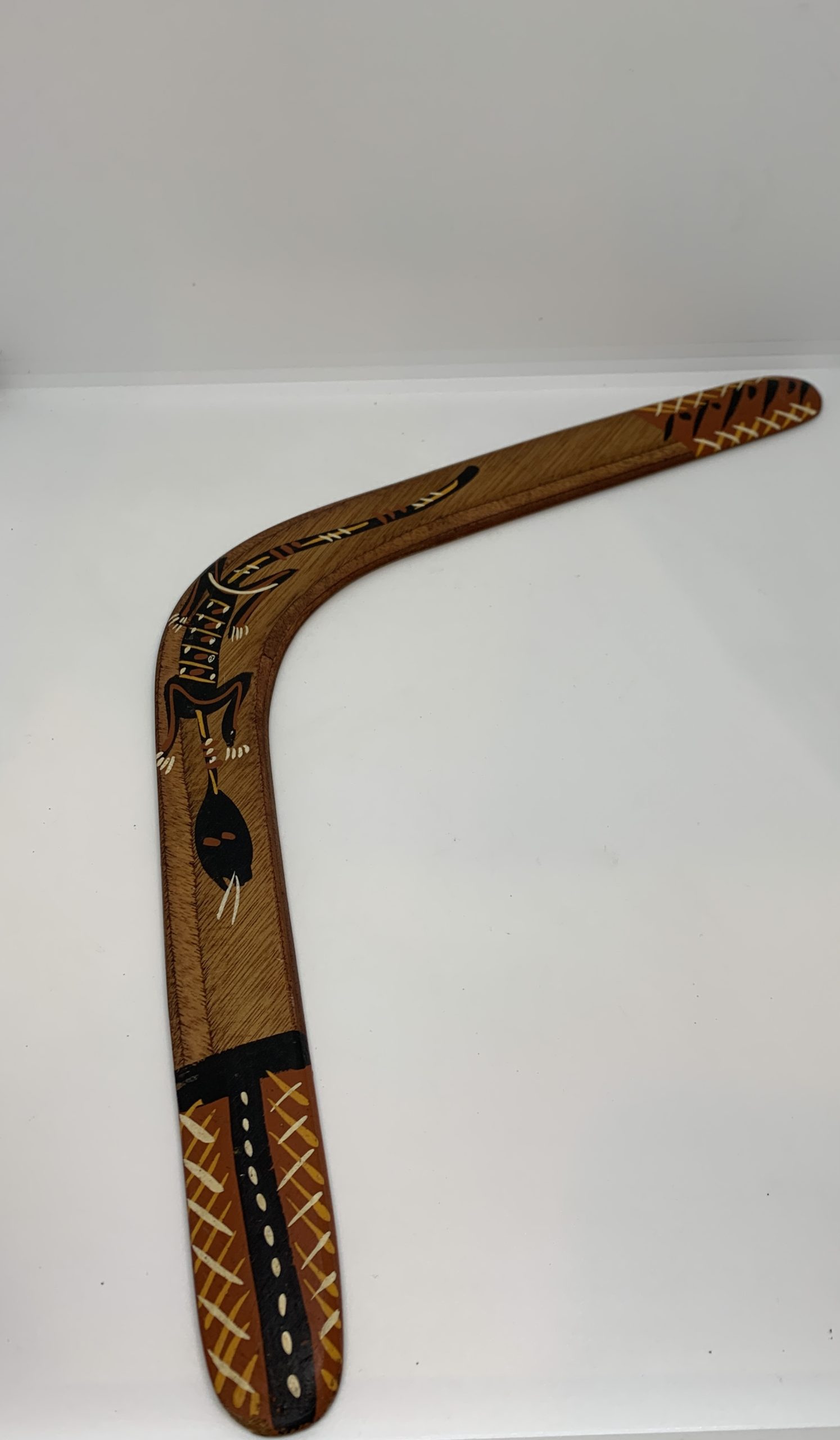 Handpainted Boomerang 47cm - Vintage Keepsakes