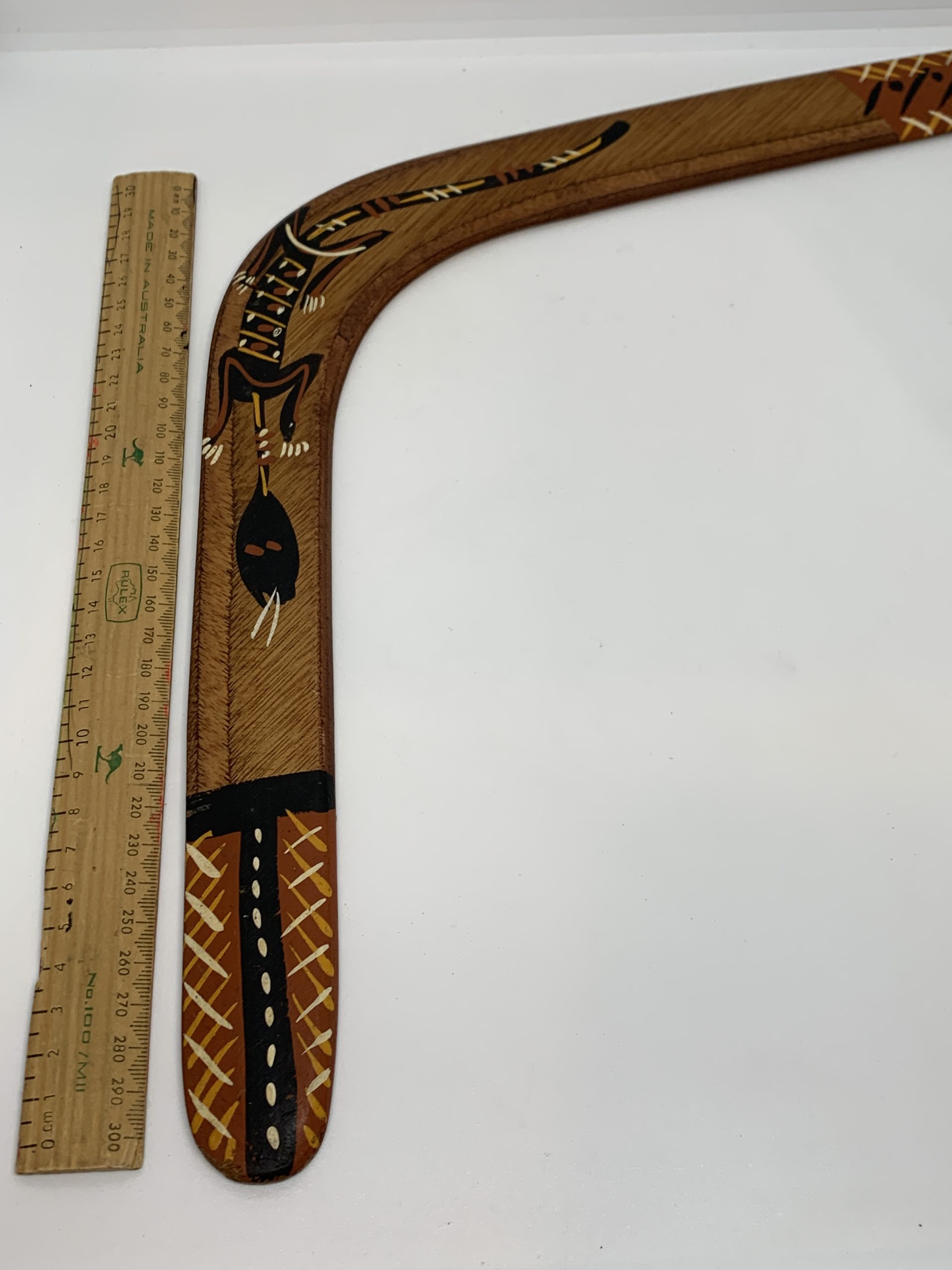 Handpainted Boomerang 47cm - Vintage Keepsakes