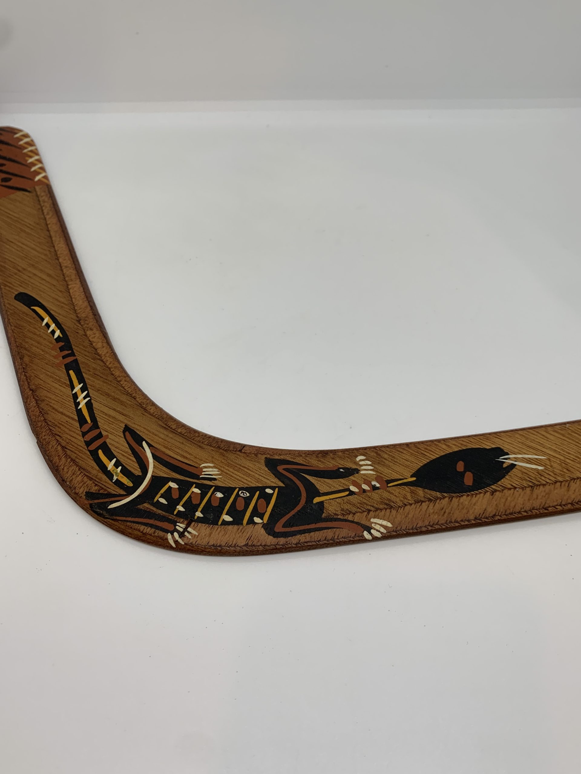 Handpainted Boomerang 47cm - Vintage Keepsakes
