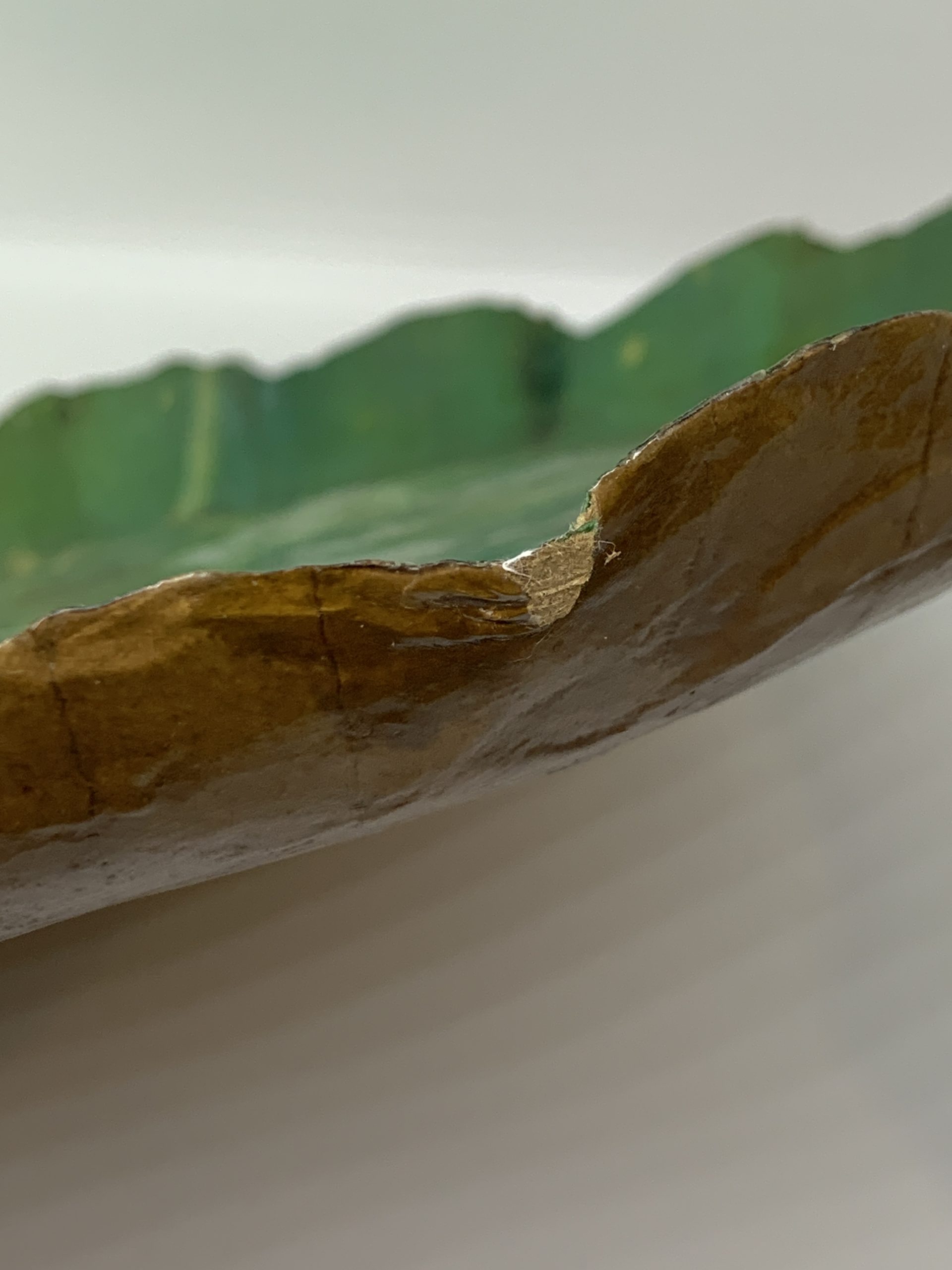 Paper Machete Serving Plate - stamped Made in Thailand 36cm - Vintage ...