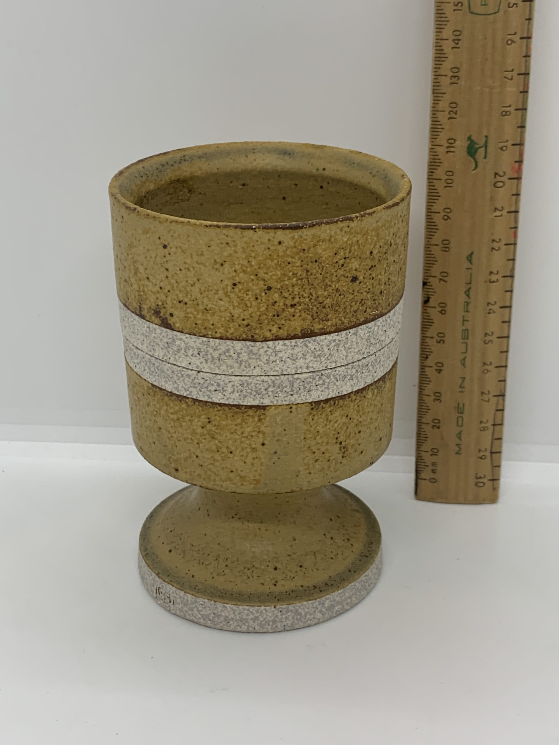 Derek Smith Australian Studio Pottery Goblet - Vintage Keepsakes