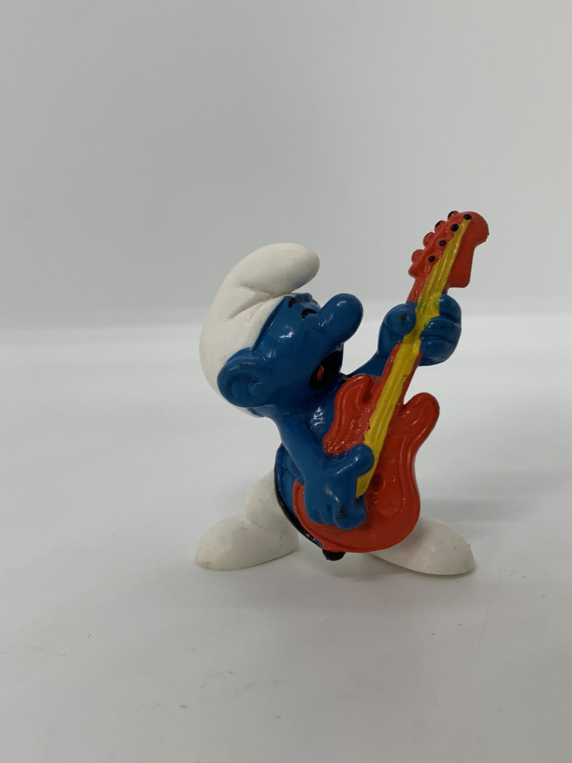 Smurf Electric Guitar Player - Peyo 1996 - Vintage Keepsakes