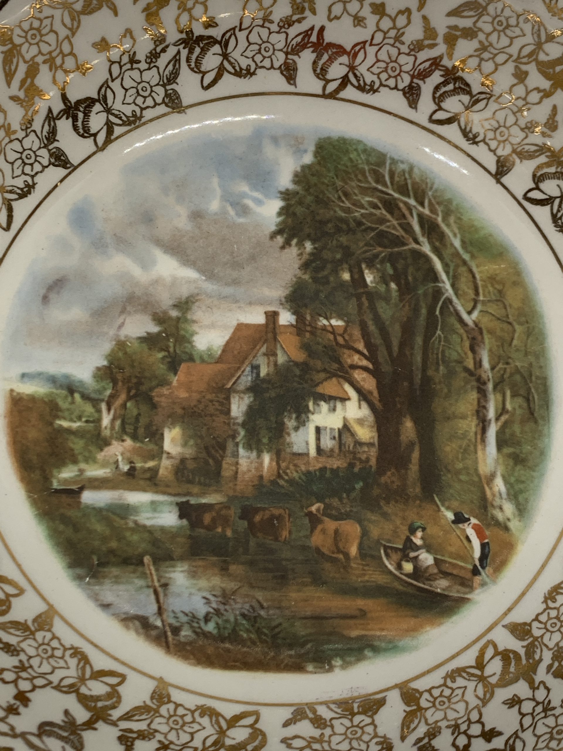 Nelson Ware Bowl - Constable Valley Farm 24cm - Vintage Keepsakes