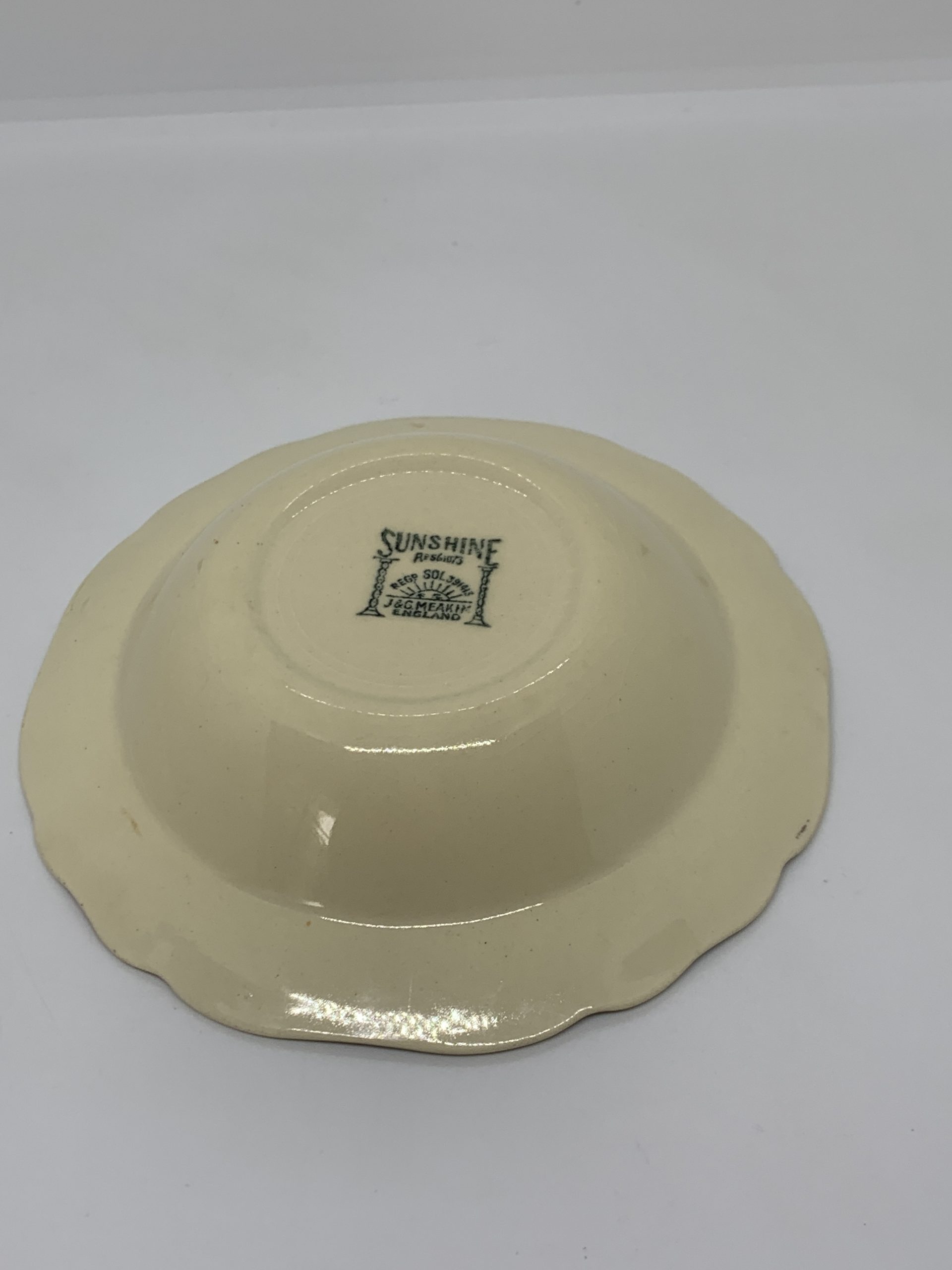 Vintage Meakin Sunshine Small Bowl 16cm - with Floral Pattern - Vintage ...