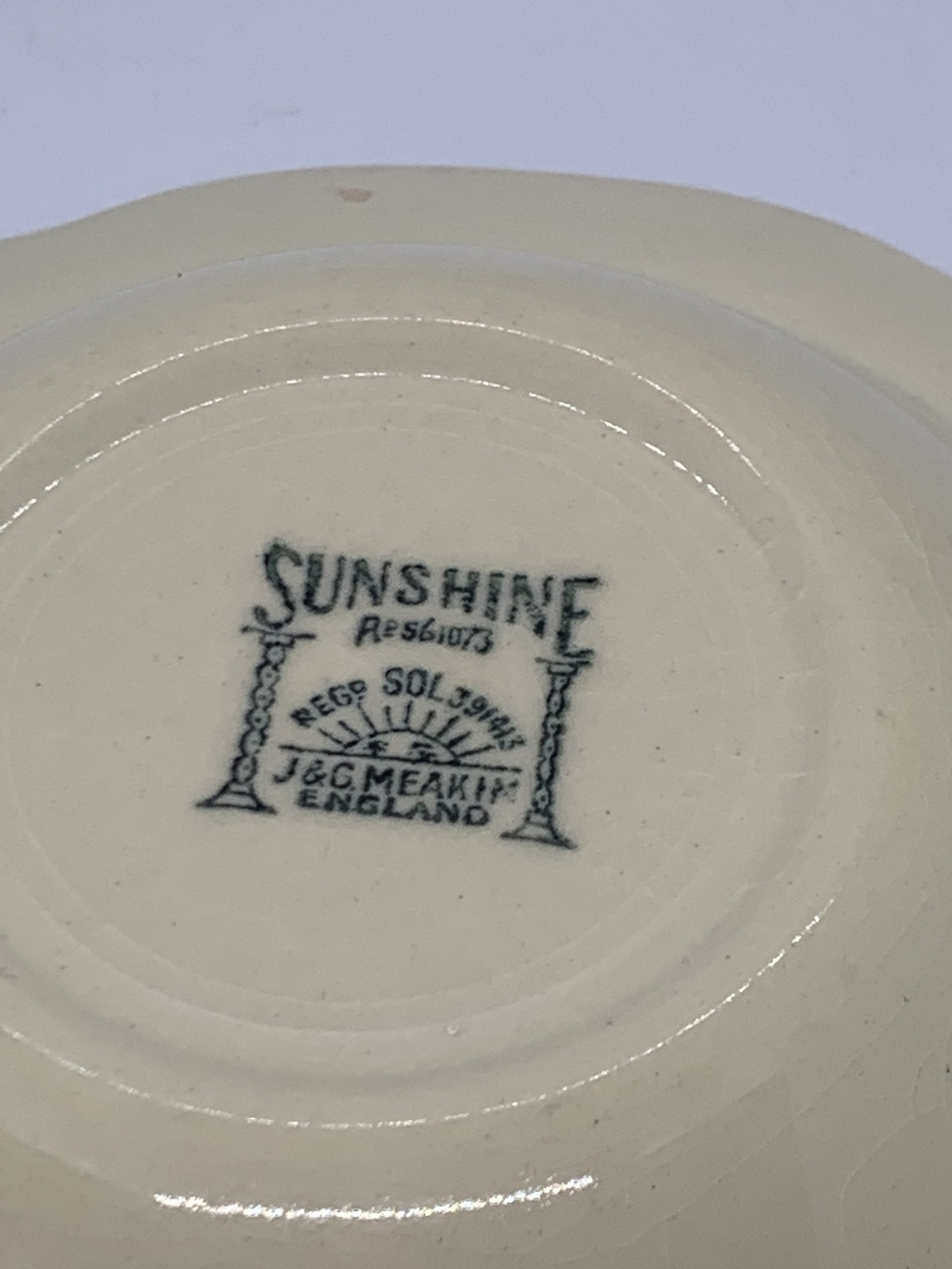 Vintage Meakin Sunshine Small Bowl 16cm - with Floral Pattern - Vintage ...