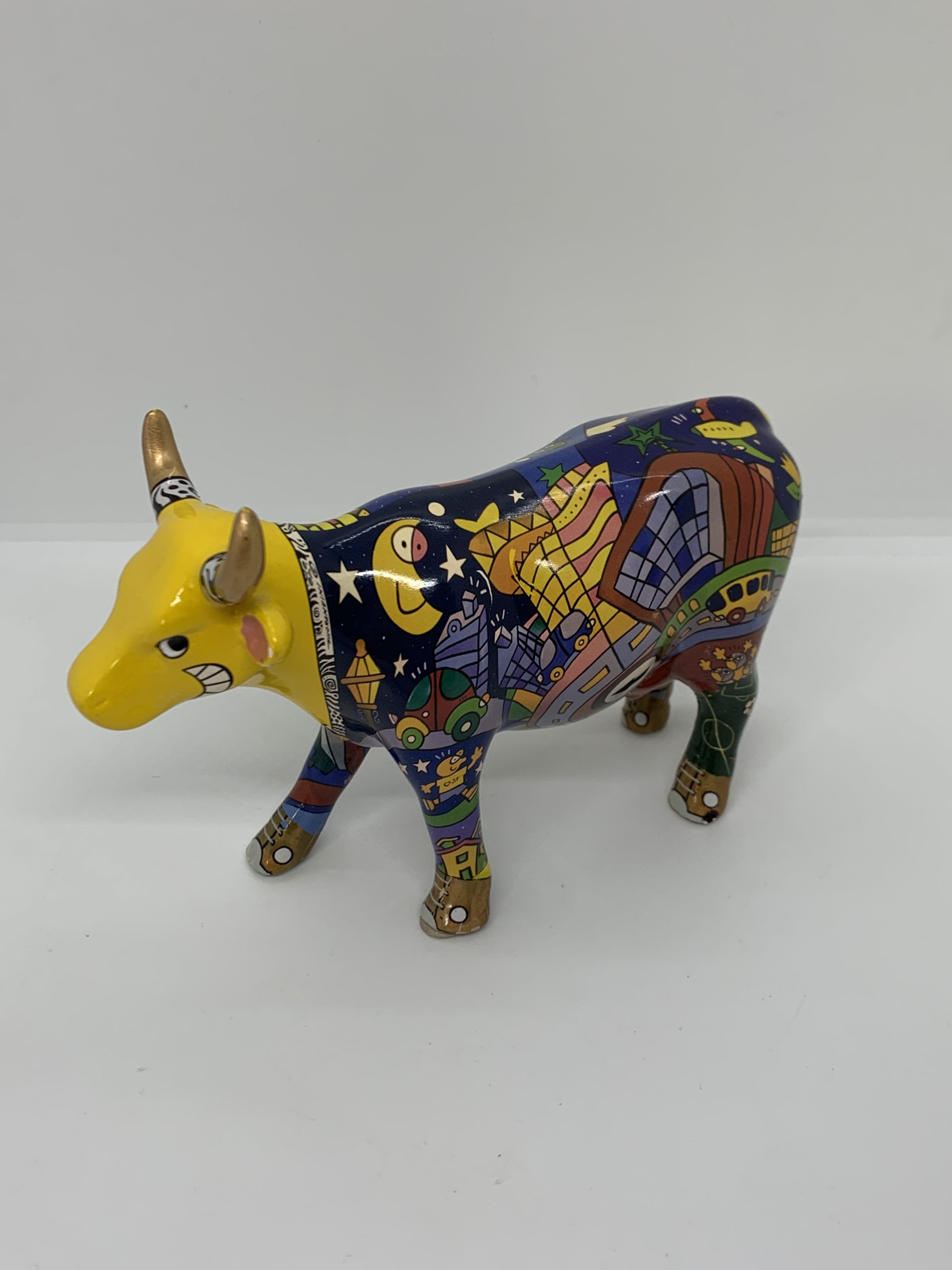 Cow Parade Cow c2007 11cm high - Vintage Keepsakes