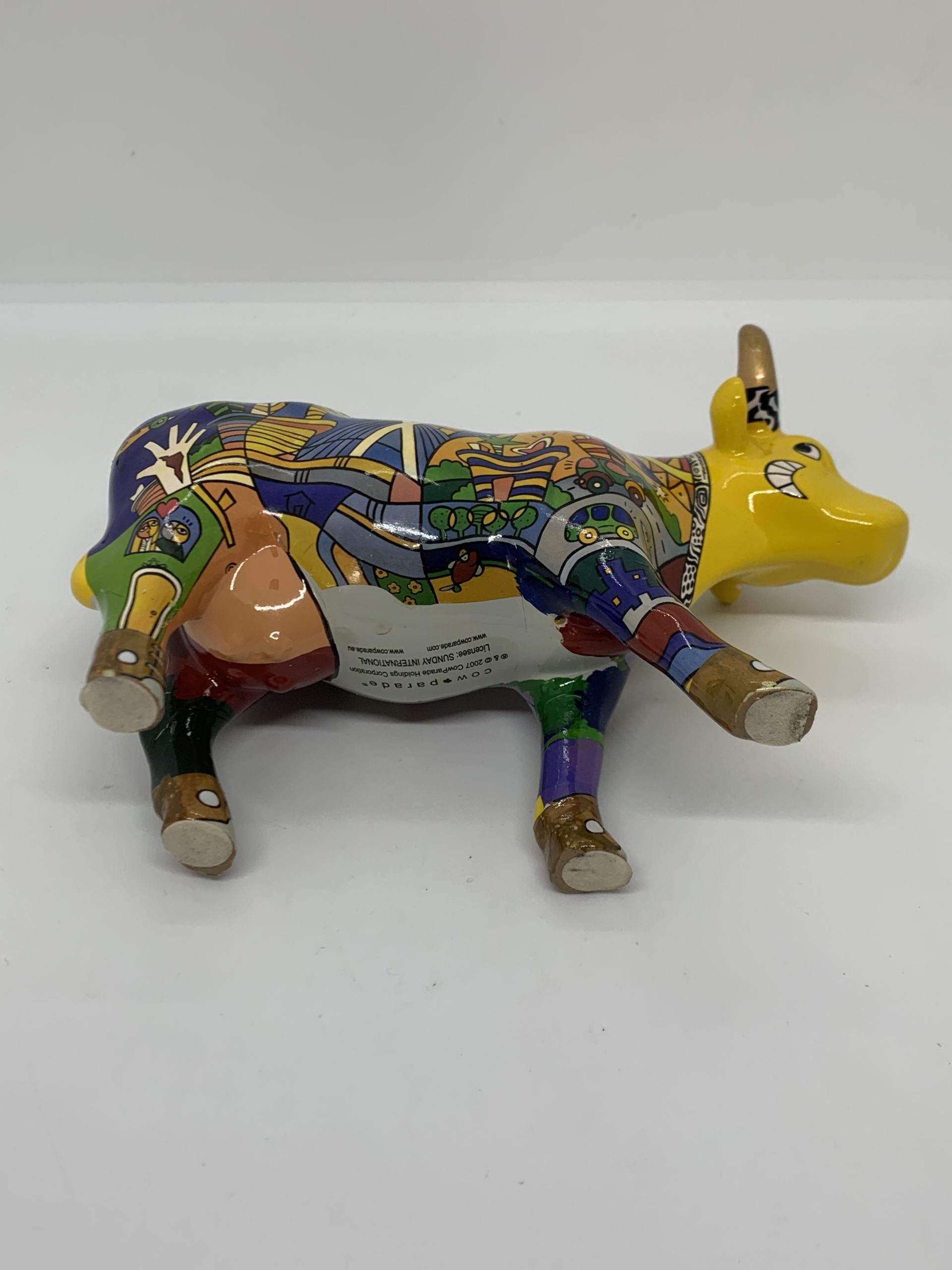 Cow Parade Cow c2007 11cm high - Vintage Keepsakes