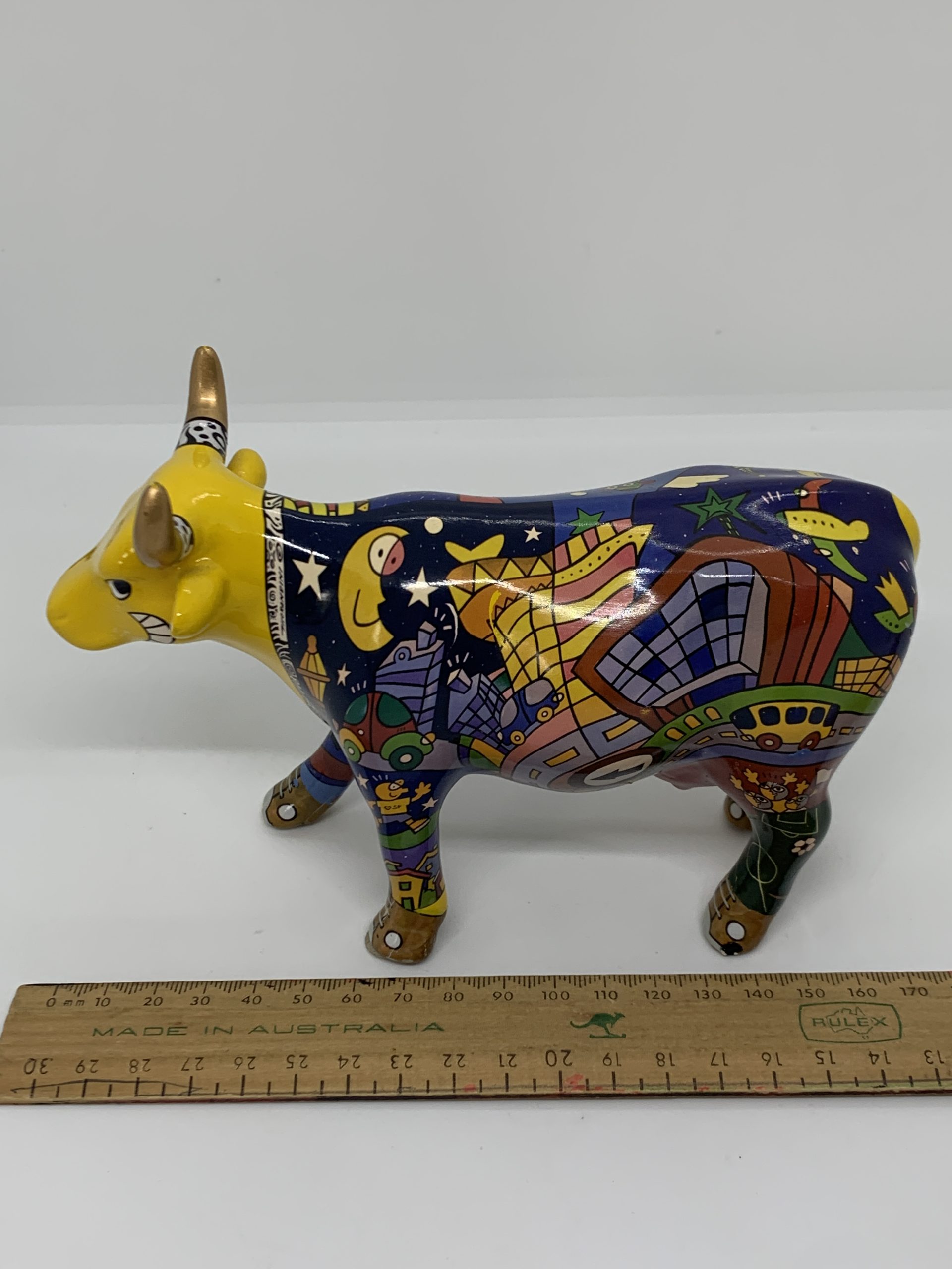 Cow Parade Cow c2007 11cm high - Vintage Keepsakes