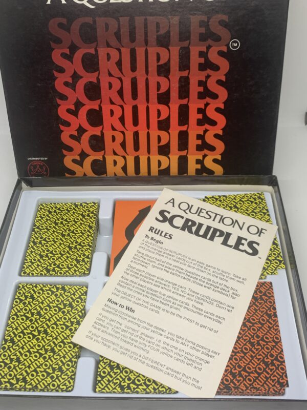 A Question of Scruples Board Game - Vintage Keepsakes