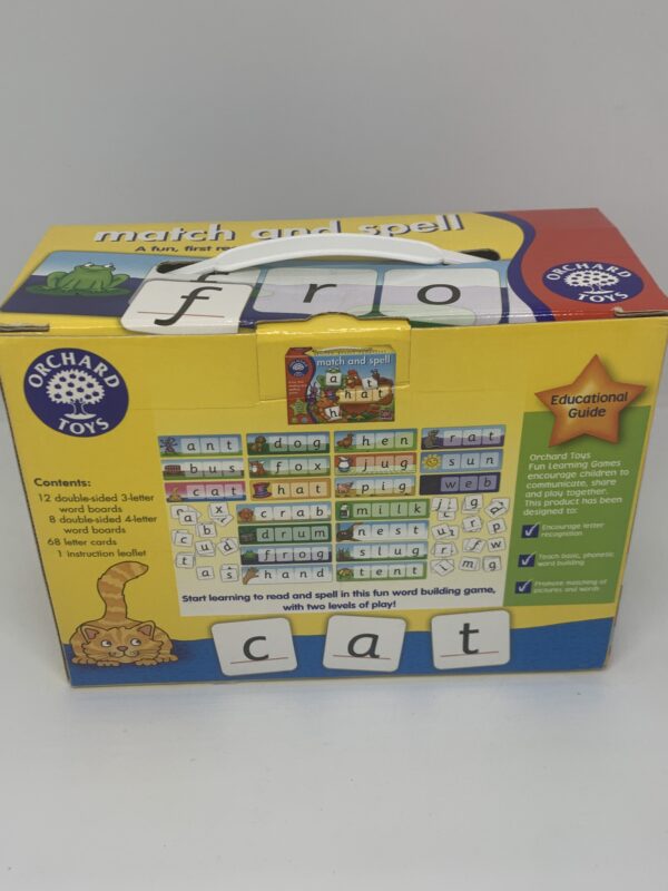 Orchard Toys - Match and Spell Game - Vintage Keepsakes