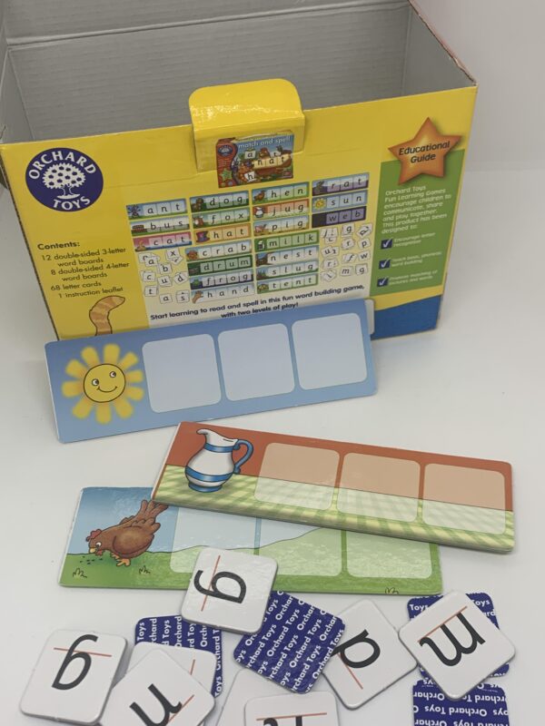 Orchard Toys - Match and Spell Game - Vintage Keepsakes