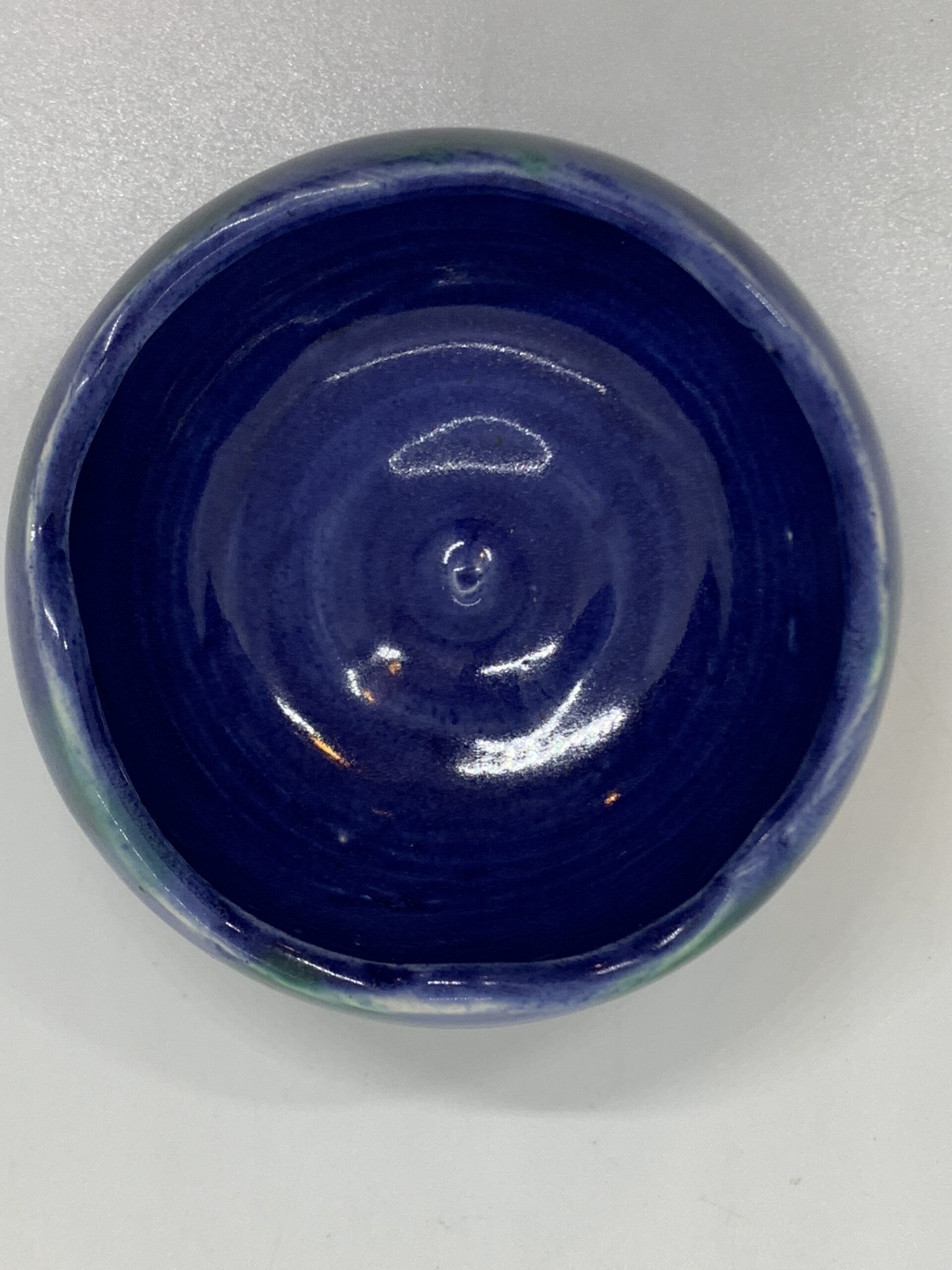 Webb Connemara Blue Pottery Bowl 10cm wide - Vintage Keepsakes