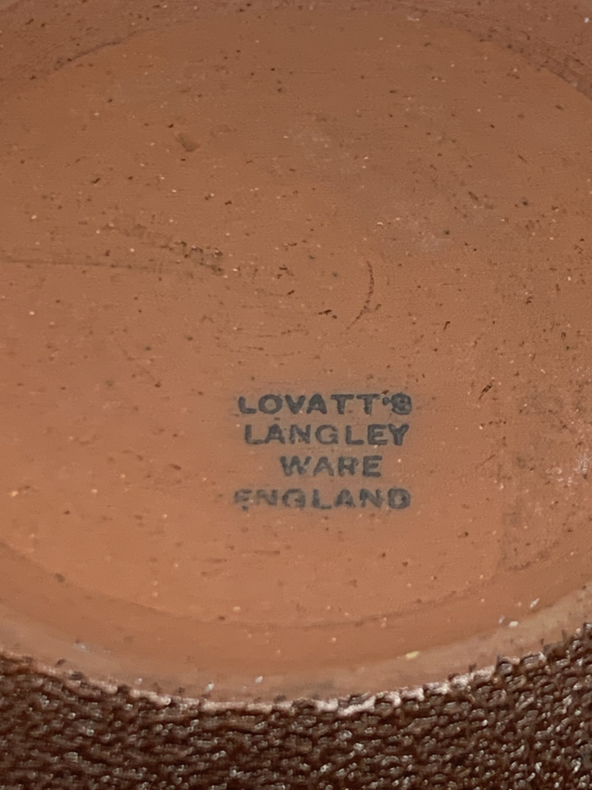 Lovatts Langley Ware England 12cm Canister - no lid - Vintage Keepsakes