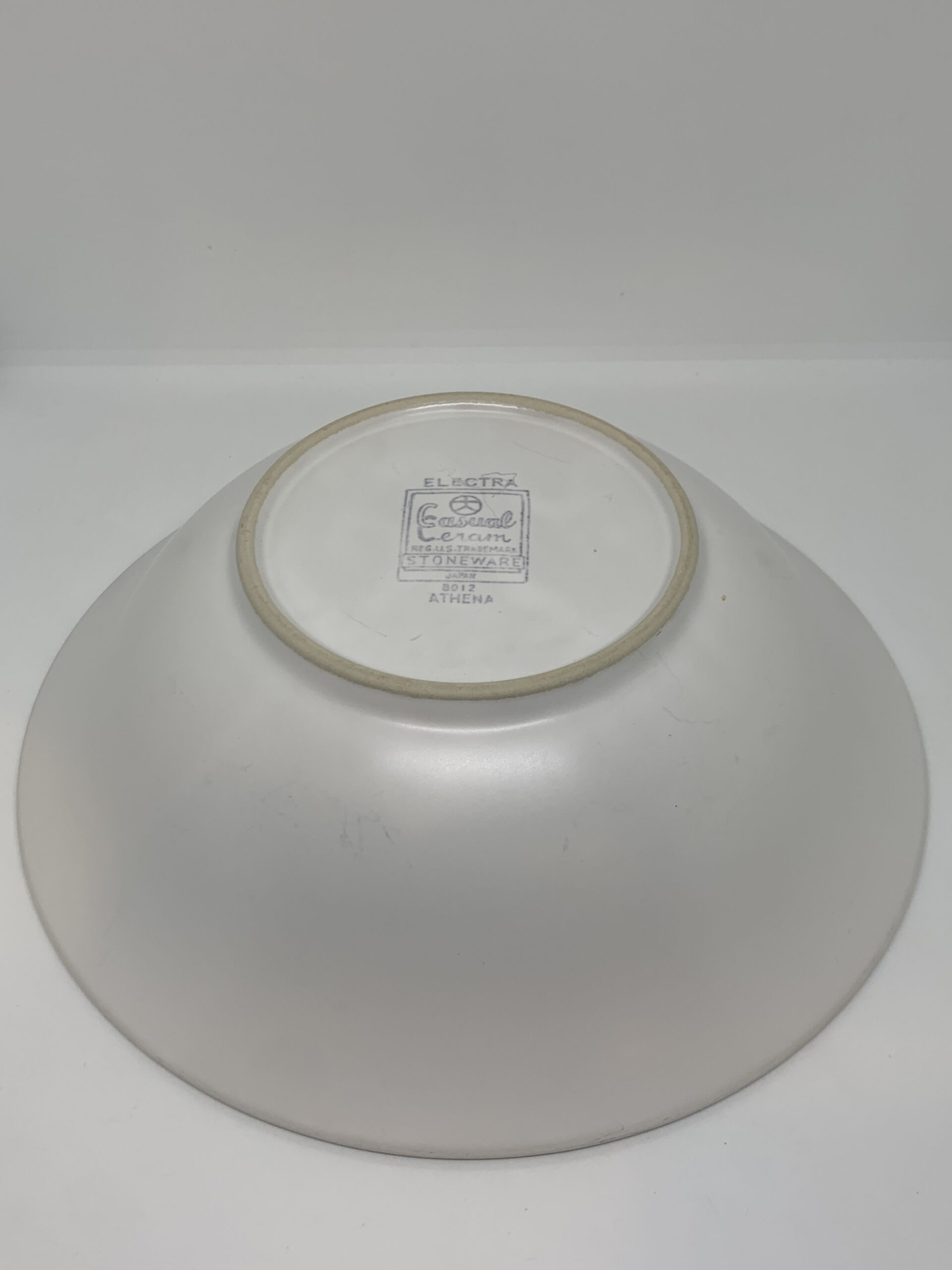 Electra Casual Ceram Stoneware - Athena - Bowl 25cm - Vintage Keepsakes