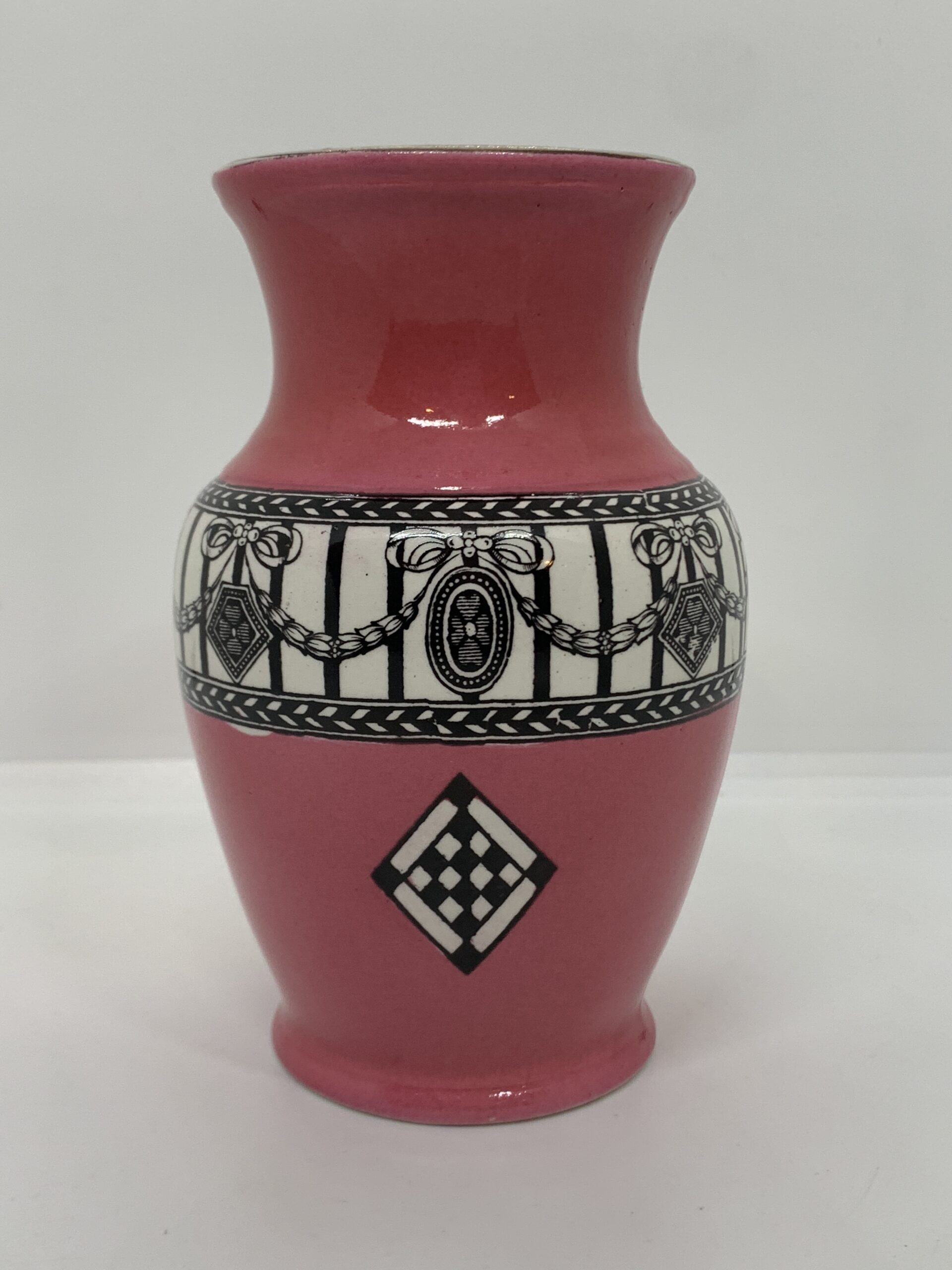 Royal Venton Ware 1930s John Steventon and Sons Pink Vase 13cm ...