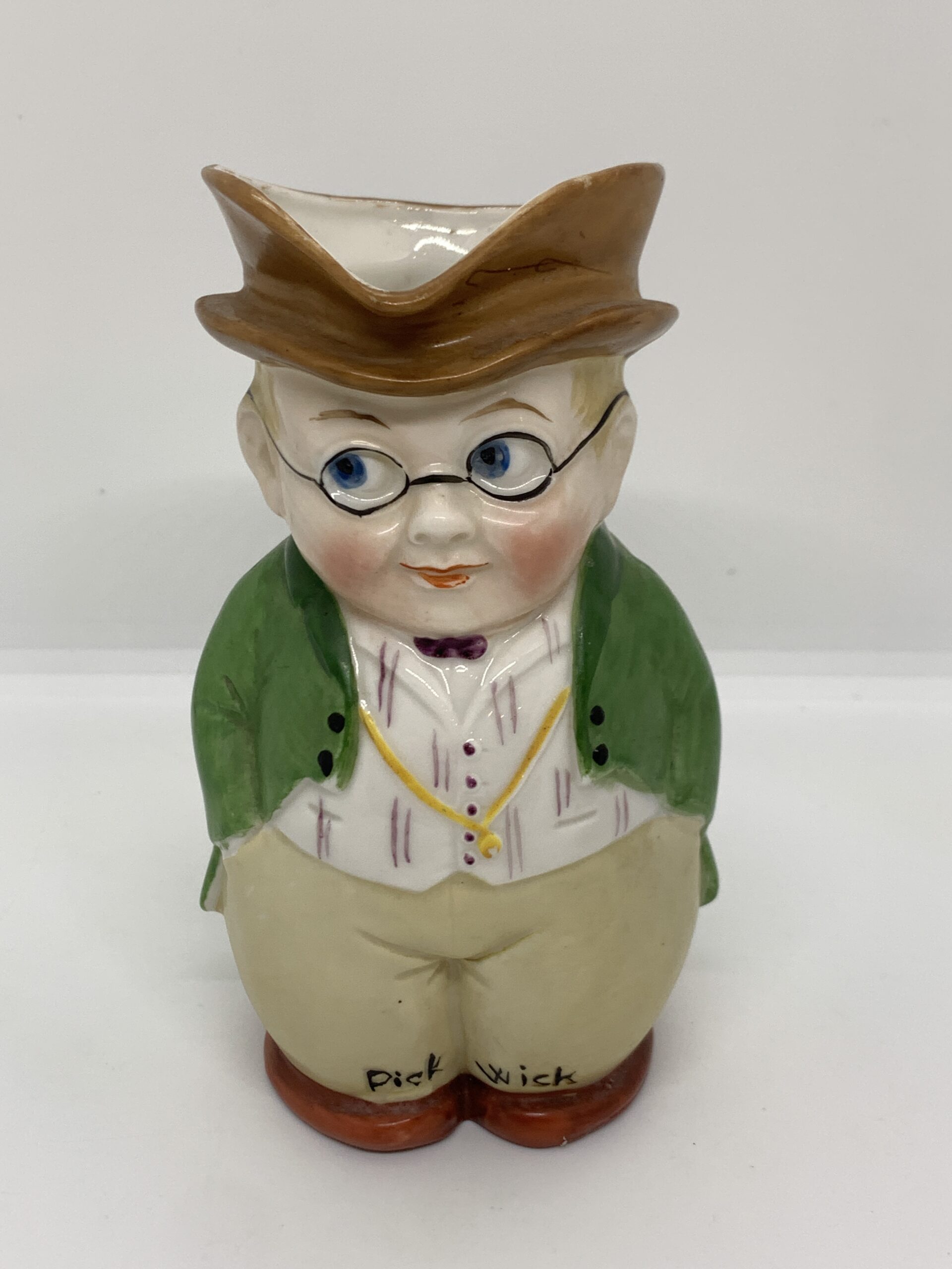 Toby Jug Pick Wick marked Foreign (likely Erphila Germany) 14cm high ...