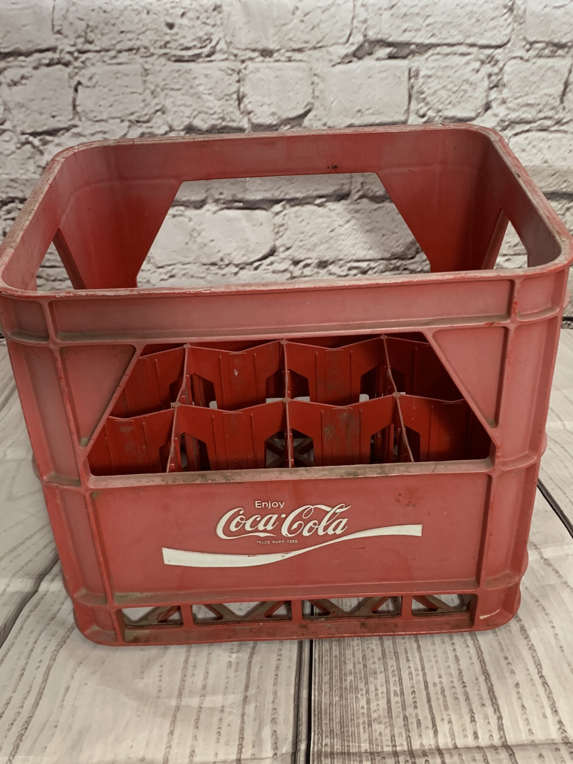 Vintage Coca-Cola 12 Bottle Plastic Crate - Red - Vintage Keepsakes