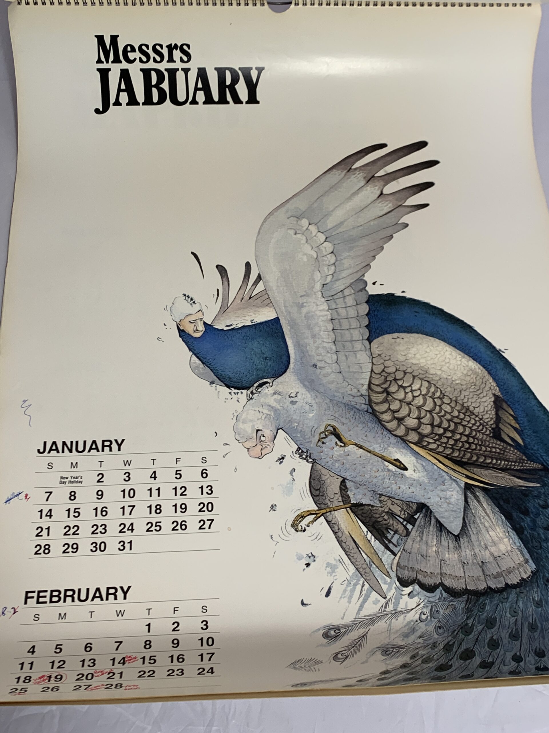 Pickerings Playmates of 90 Calender - Vintage Keepsakes