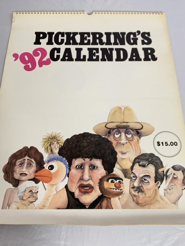 Pickerings Playmates of 92 Calender - Vintage Keepsakes