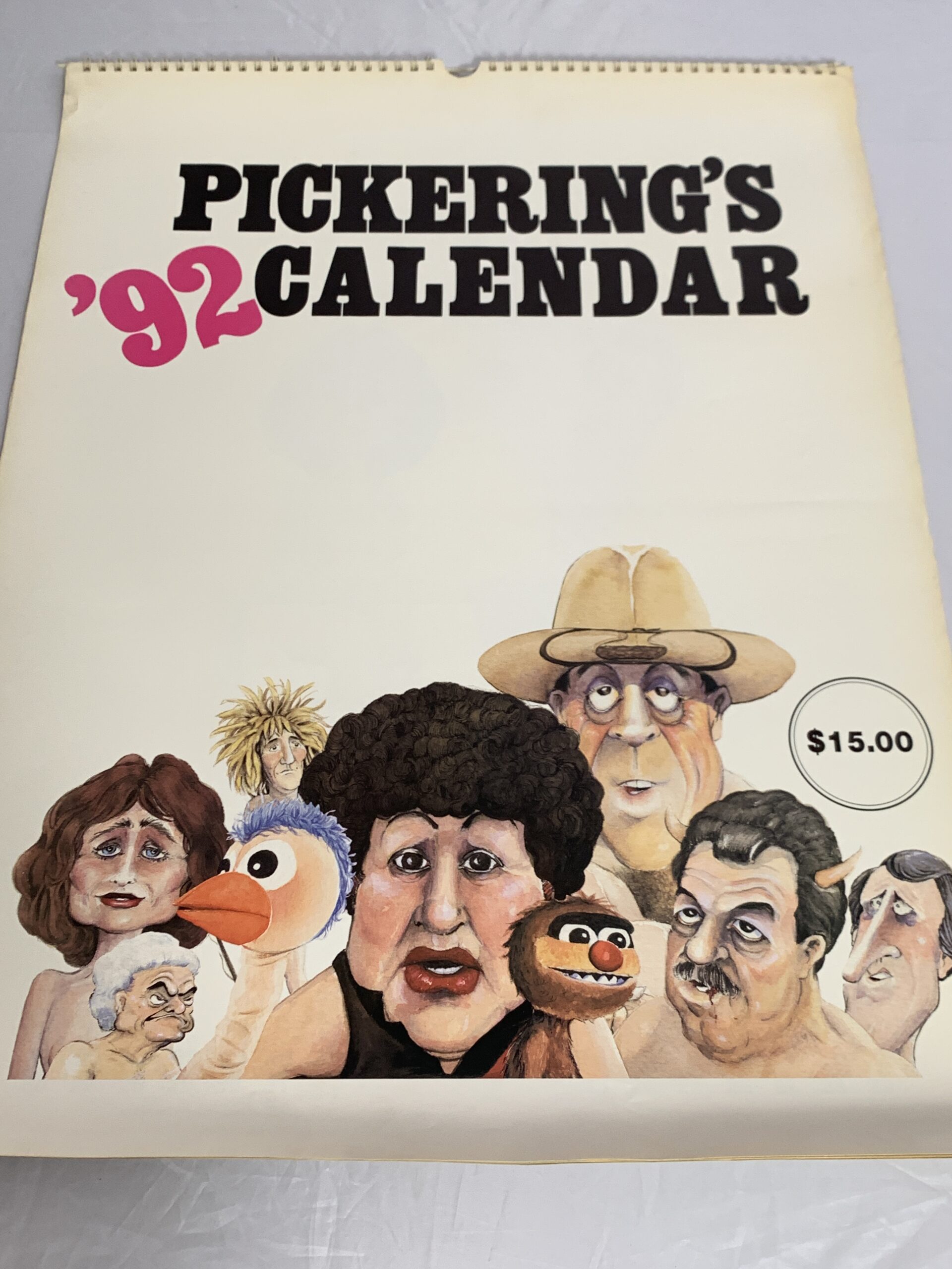 Pickerings Playmates of 92 Calender - Vintage Keepsakes