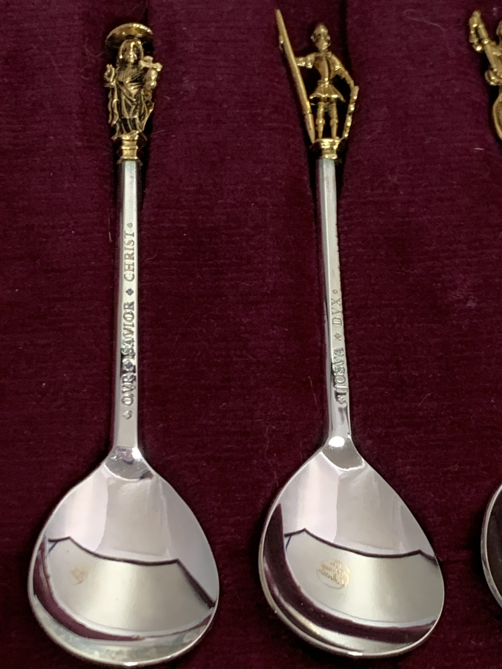 1985 boxed The Heritage Collection - The Tichborne Spoons 12 Silver ...