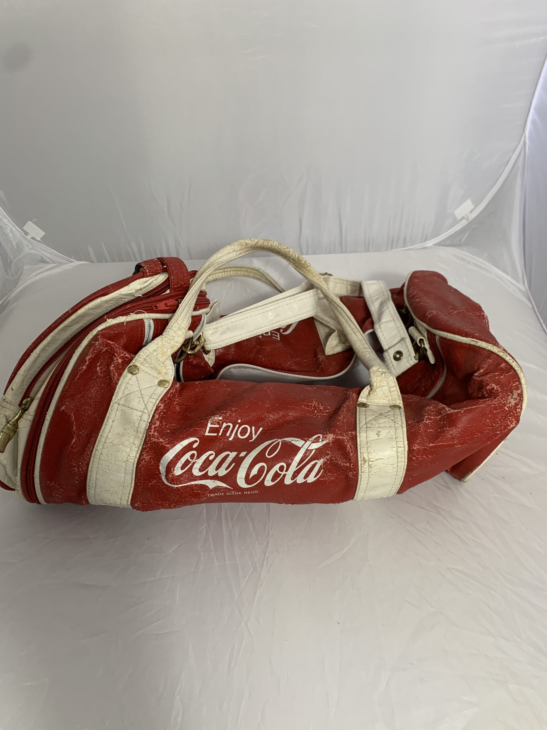 Vintage Coca-Cola Duffle Bag approx 50cm Long (AF) - Vintage Keepsakes