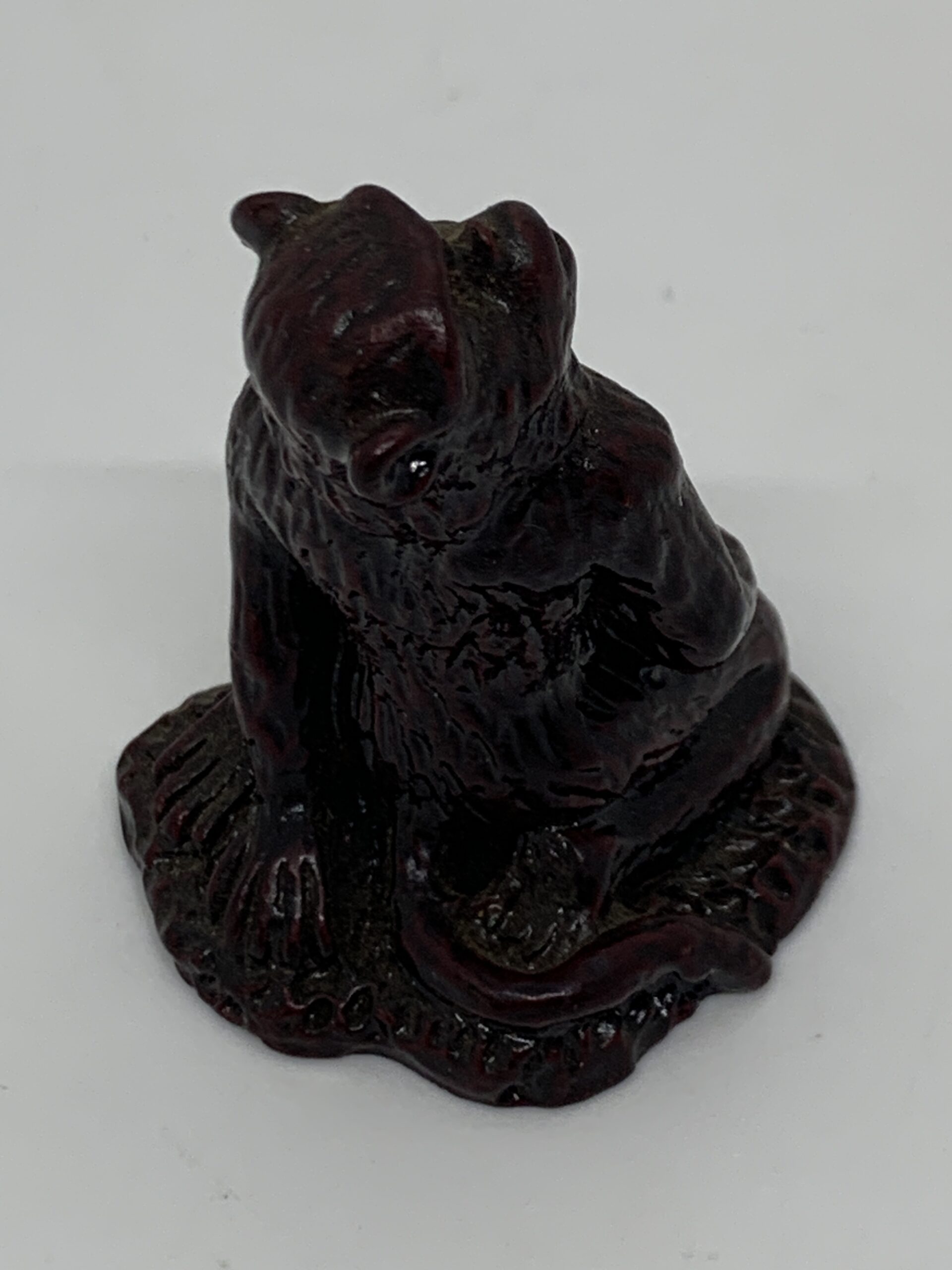 Red Monkey Figure approx 6cm high - Vintage Keepsakes