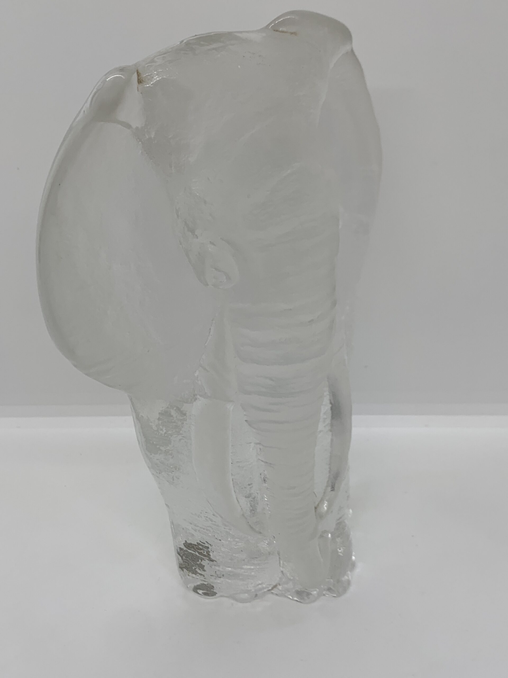 Mats Jonasson Large Lead Crystal Elephant 22cm - original sticker ...