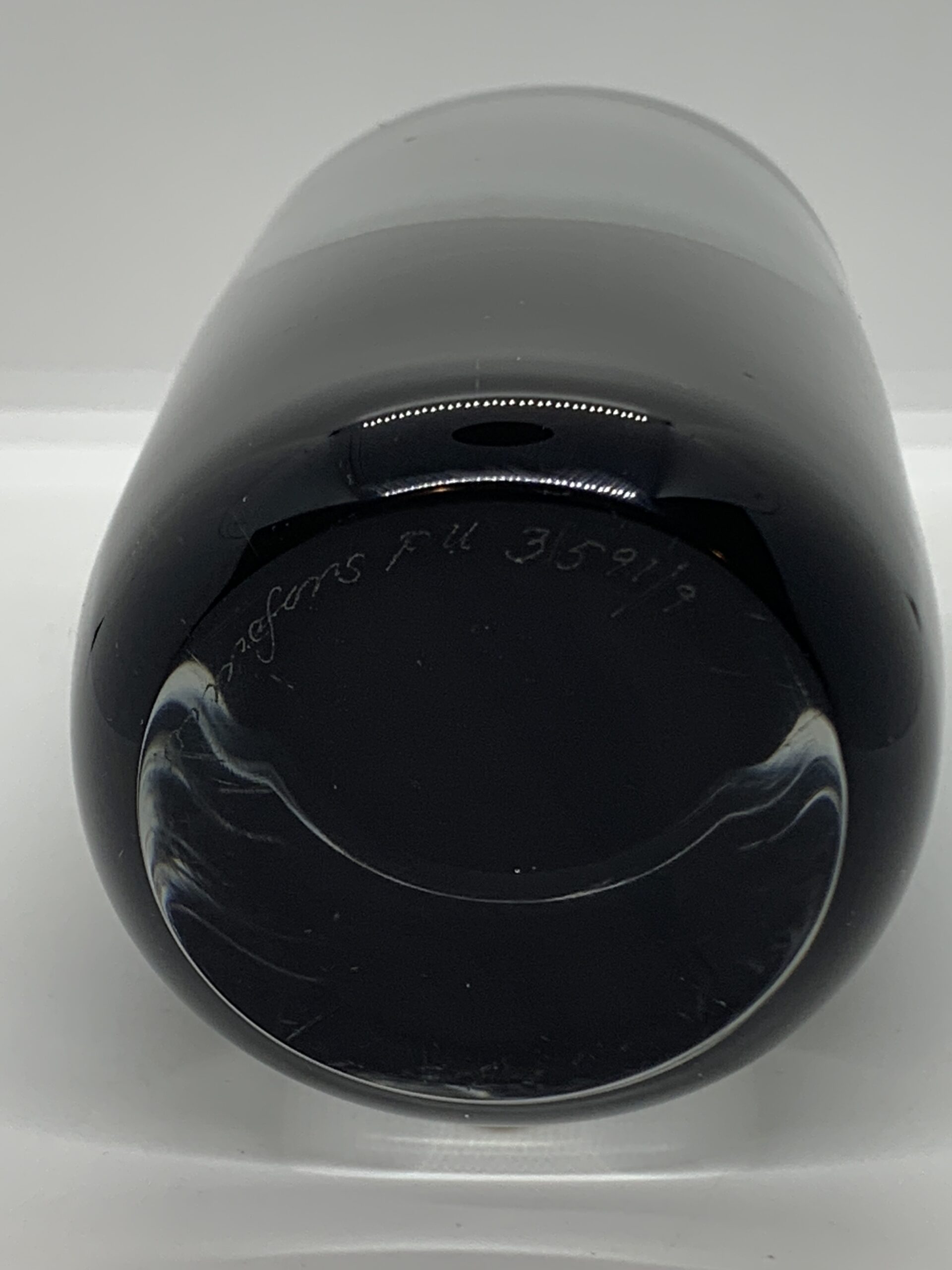 1956 Sven Palmqvist Orrefors Sommerso Vase 18cm - Original Label and ...