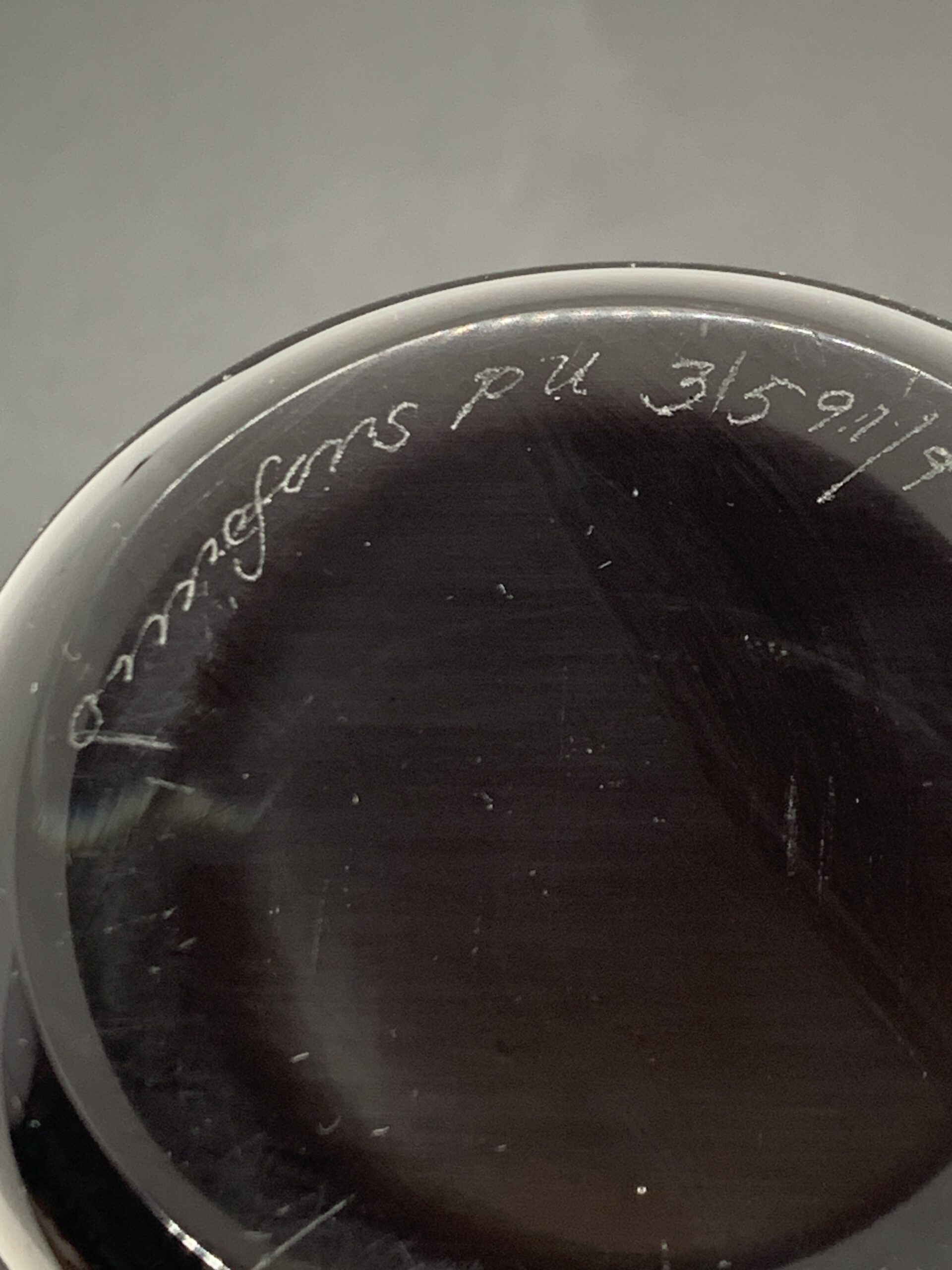 1956 Sven Palmqvist Orrefors Sommerso Vase 18cm - Original Label and ...