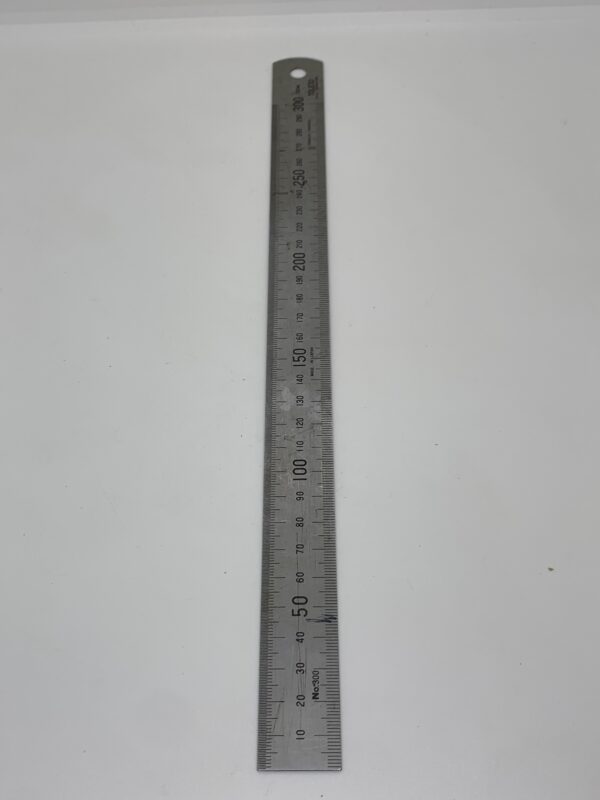 Toledo 300mm Metal Ruler - Vintage Keepsakes