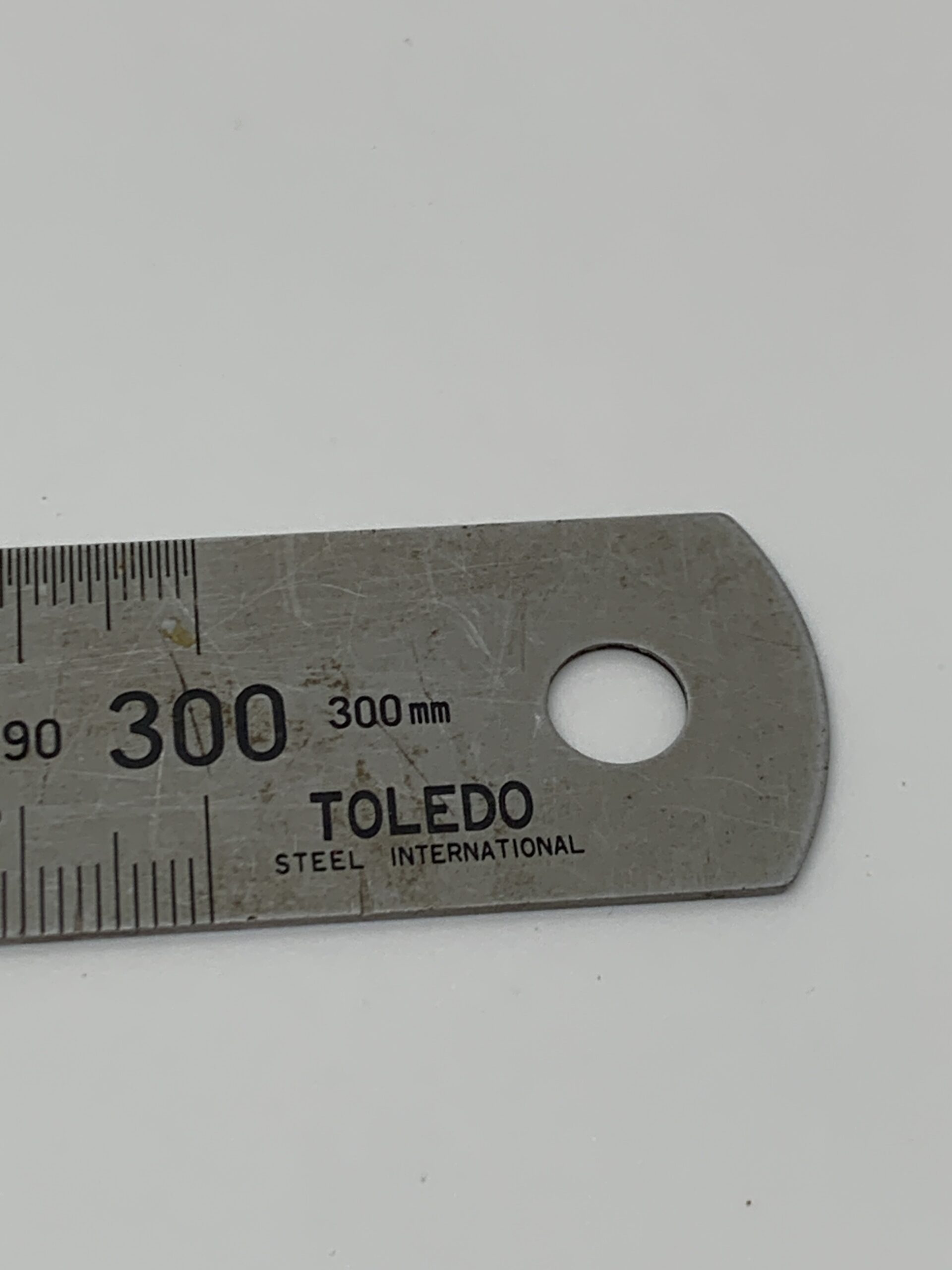 Toledo 300mm Metal Ruler - Vintage Keepsakes